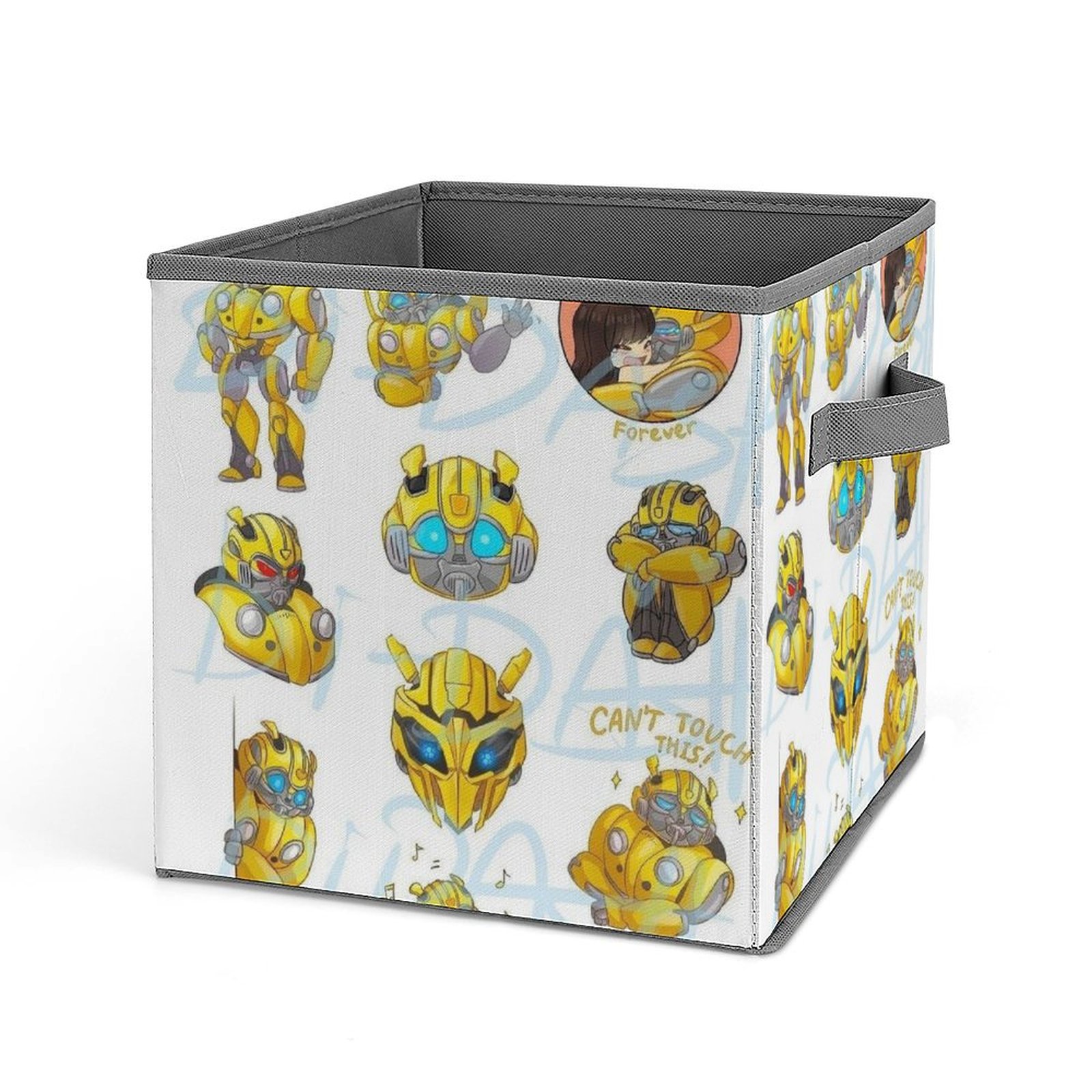 Transformers Anime Cartoon Cube Storage Bins for Shelves, Fabric ...