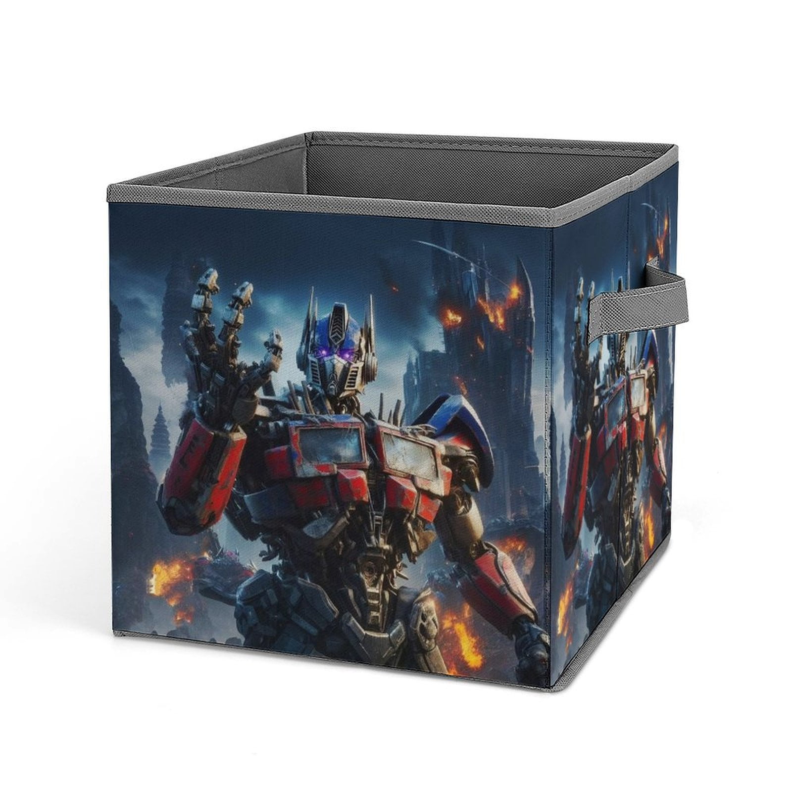Transformers Anime Cartoon Cube Storage Bins for Shelves, Fabric ...