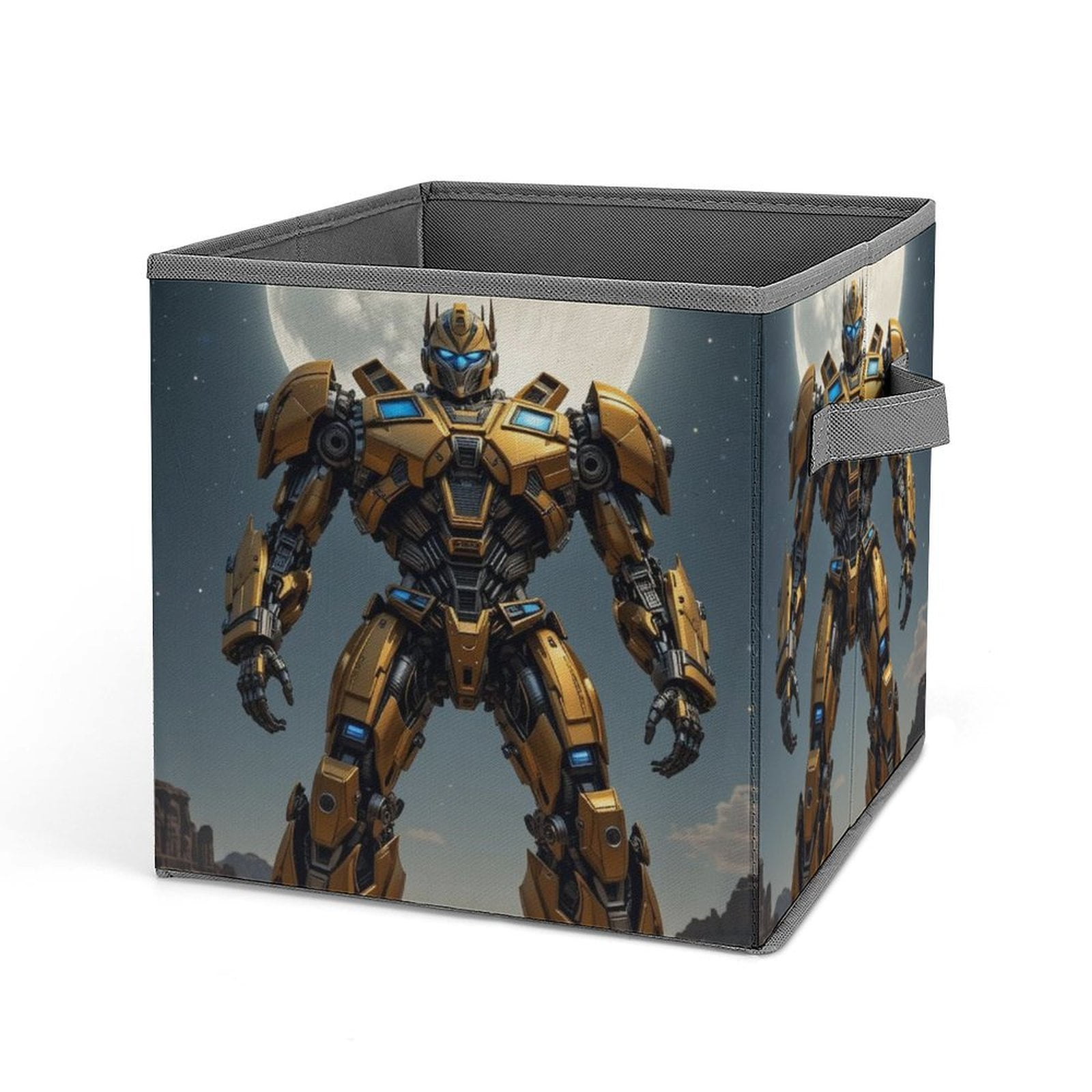 Transformers Anime Cartoon Cube Storage Bins for Shelves, Fabric ...