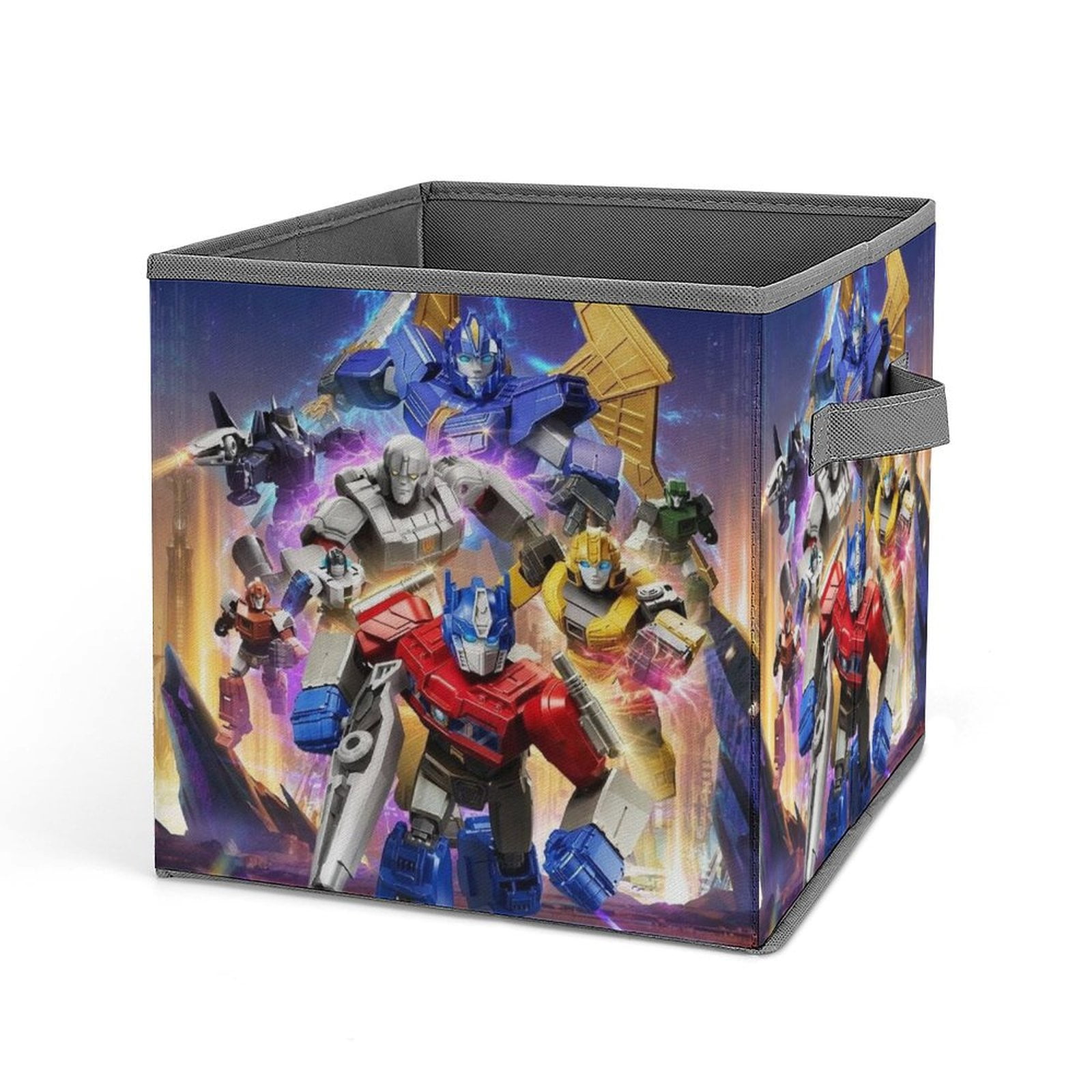 Transformers Anime Cartoon Fabric Storage Cubes - Sturdy Collapsible ...
