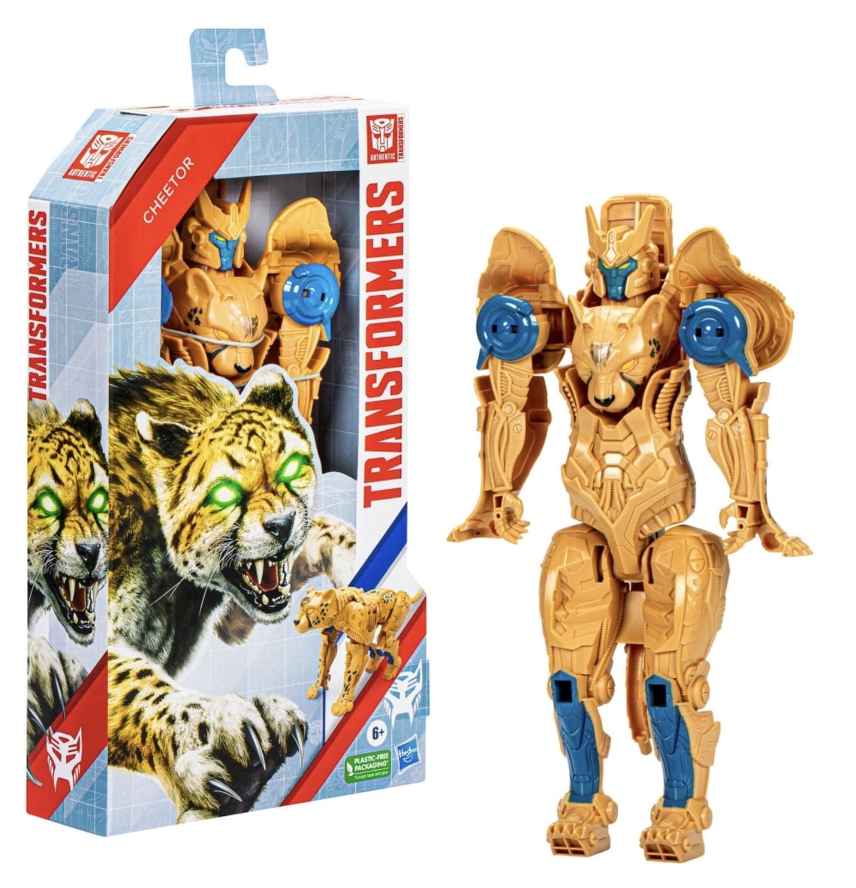 "Transformers Authentics Titan Changer 11"" Cheetor Action Figure Toy ...