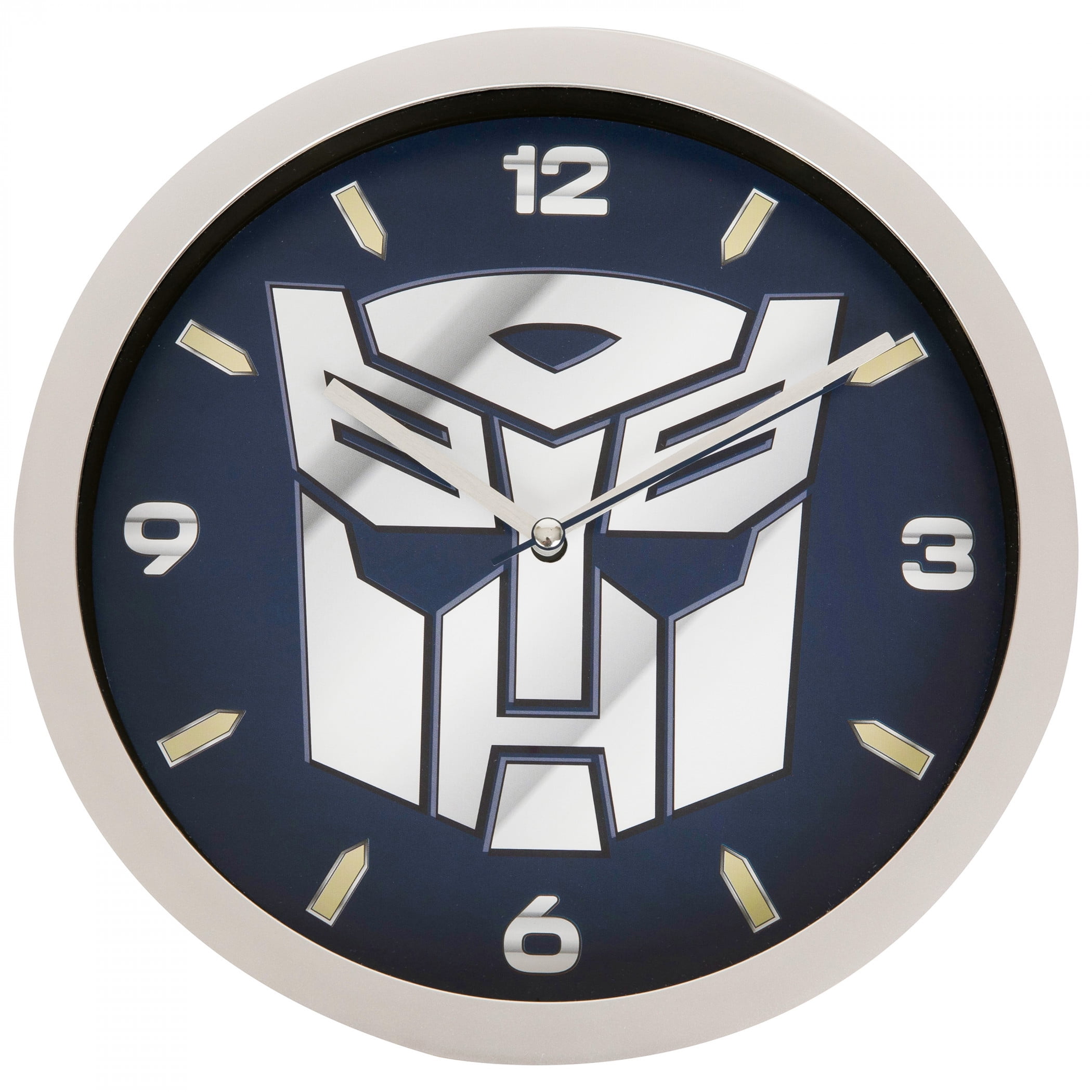 Transformers Autobot Insignia Chrome Wall Clock - Walmart.com