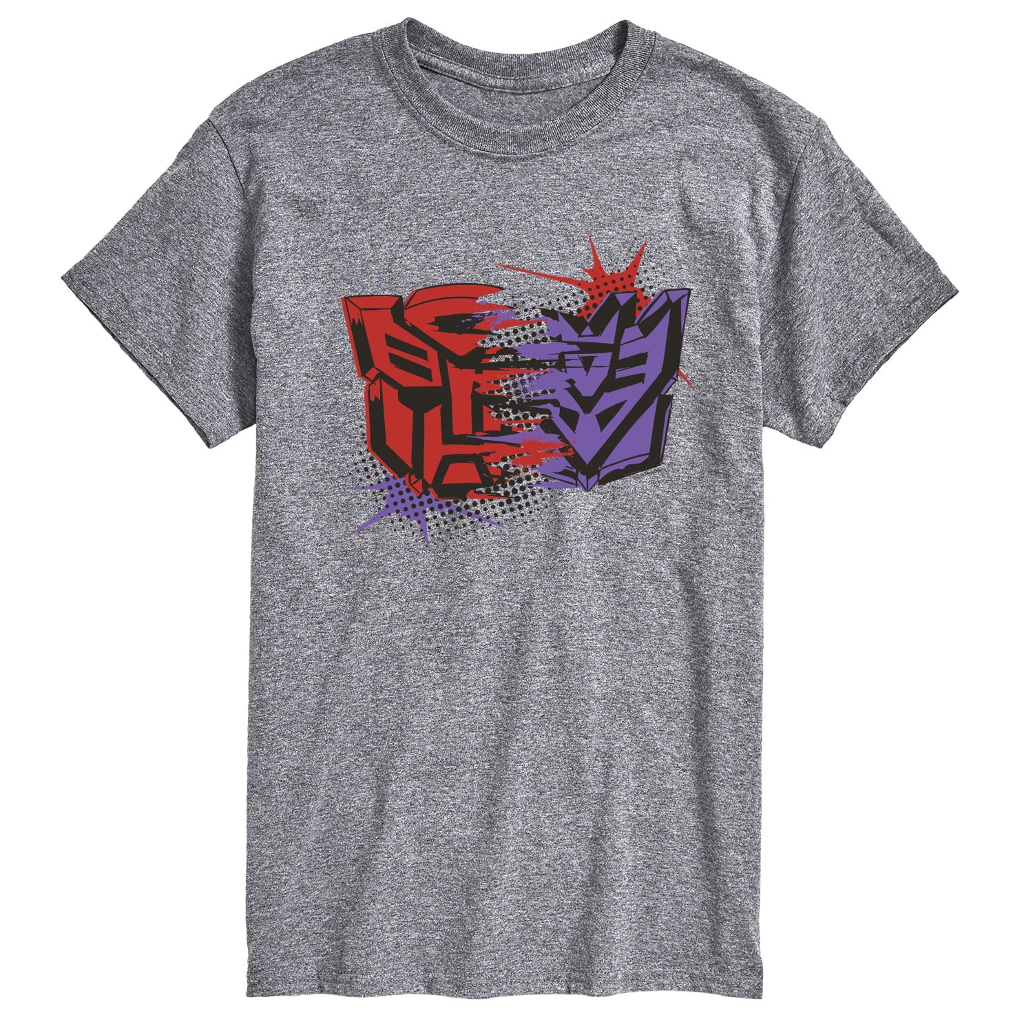 Transformers - Autobot Vs Decepticon - Adult Short Sleeve Tee - Walmart.com