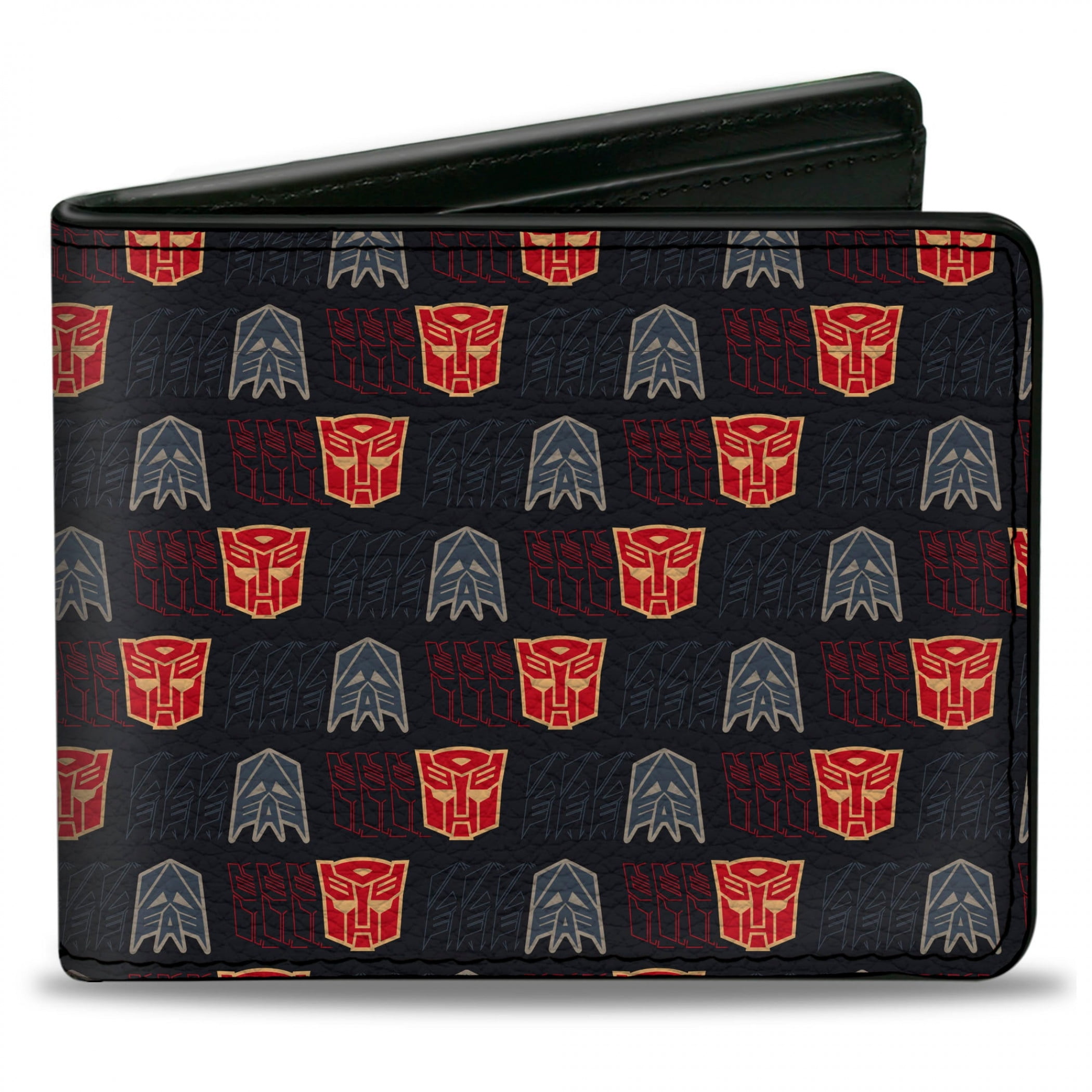 Transformers Autobot and Decepticon Shield Flip Bi-Fold Wallet ...