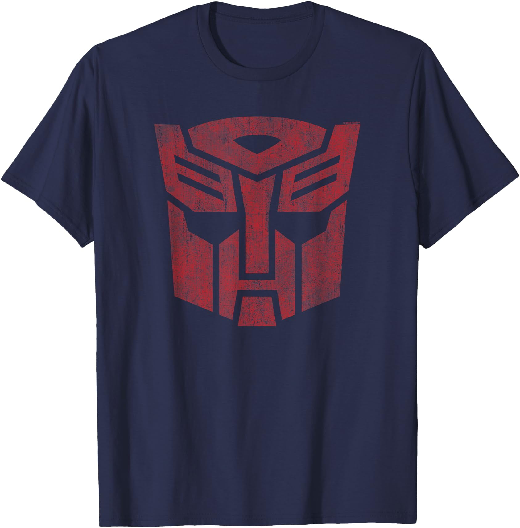 Transformers Autobots Classic Distressed Logo T-Shirt, Navy Color, Size ...