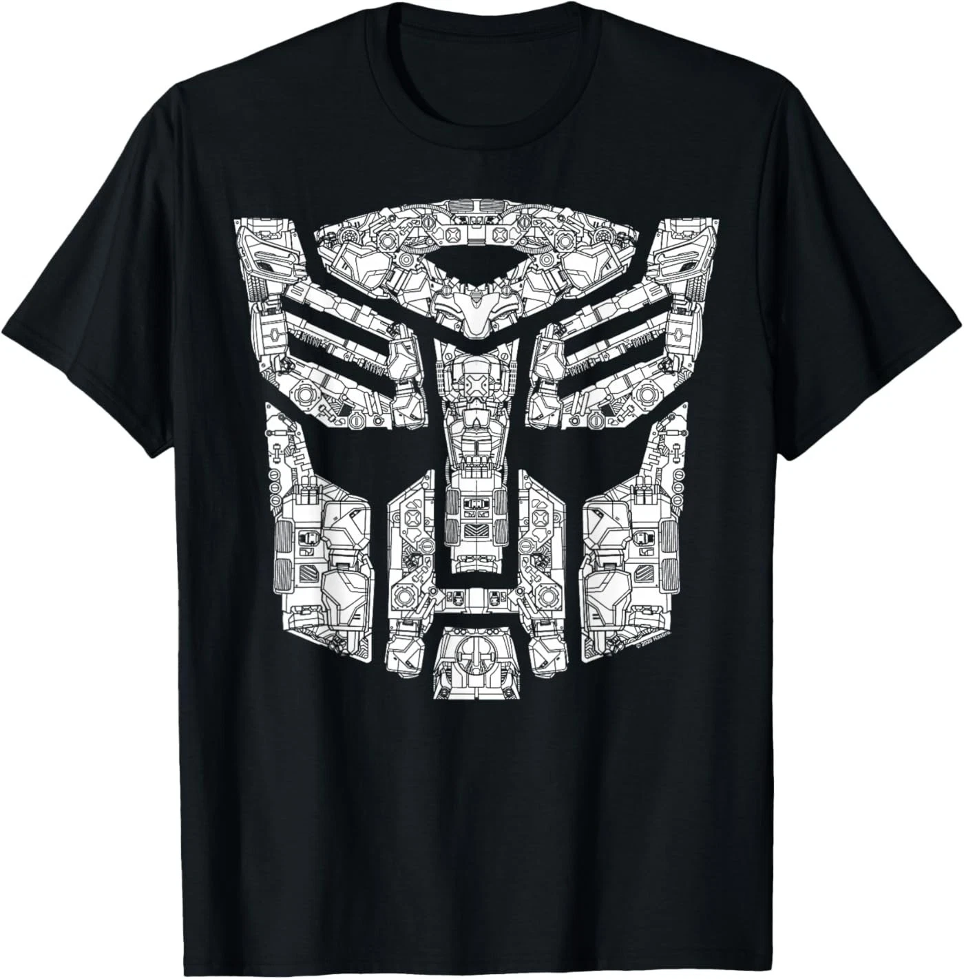 Transformers Autobots Iconic Black T-Shirt - Walmart.com