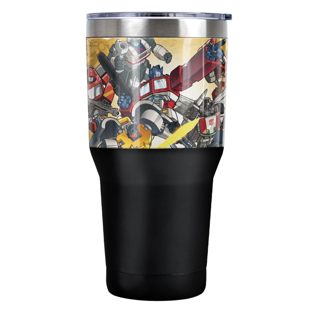 Transformers Autobots V Decepticons Stainless Steel Tumbler 30 oz ...
