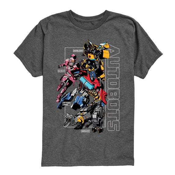 Transformers - Autobots - Youth Boys Short Sleeve Graphic T-Shirt ...