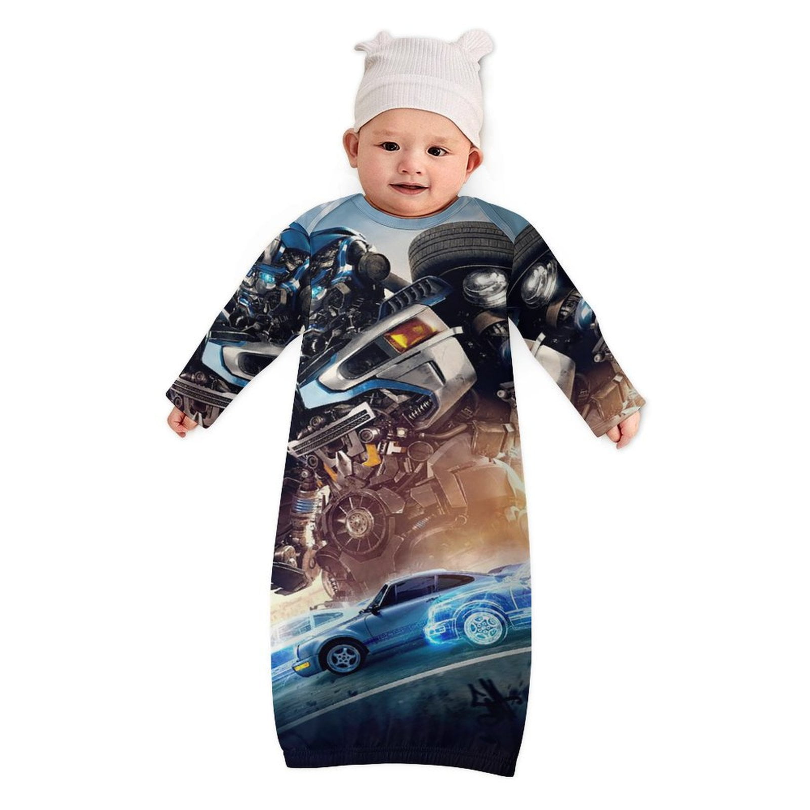 Transformers Baby Boy And Girls Sleeper Gown Newborn to Infant ...