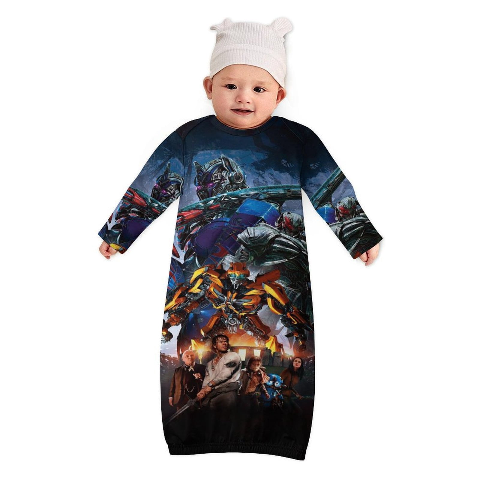 Transformers Baby Boy And Girls Sleeper Gown Newborn to Infant ...