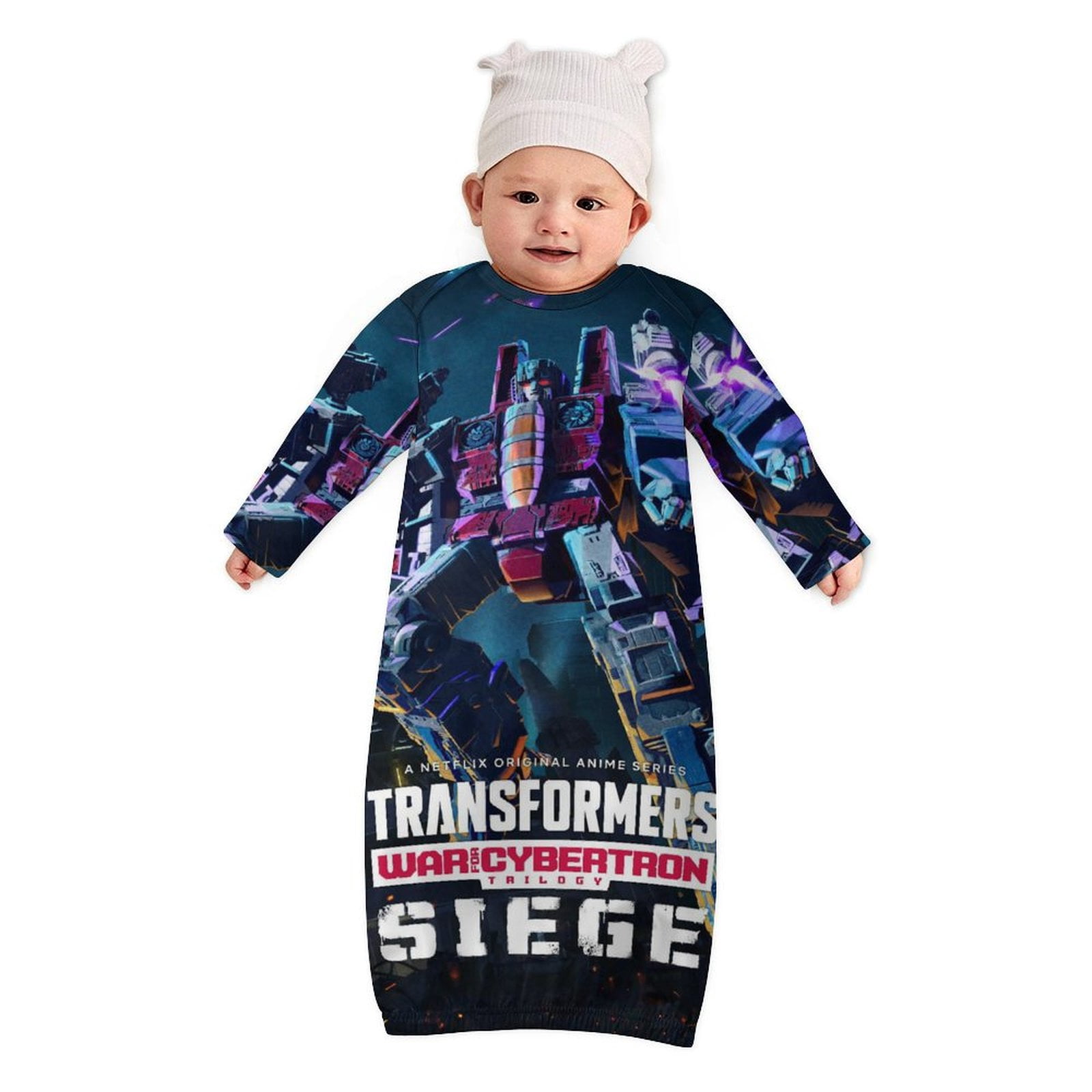 Transformers Baby Boy And Girls Sleeper Gown Newborn to Infant ...