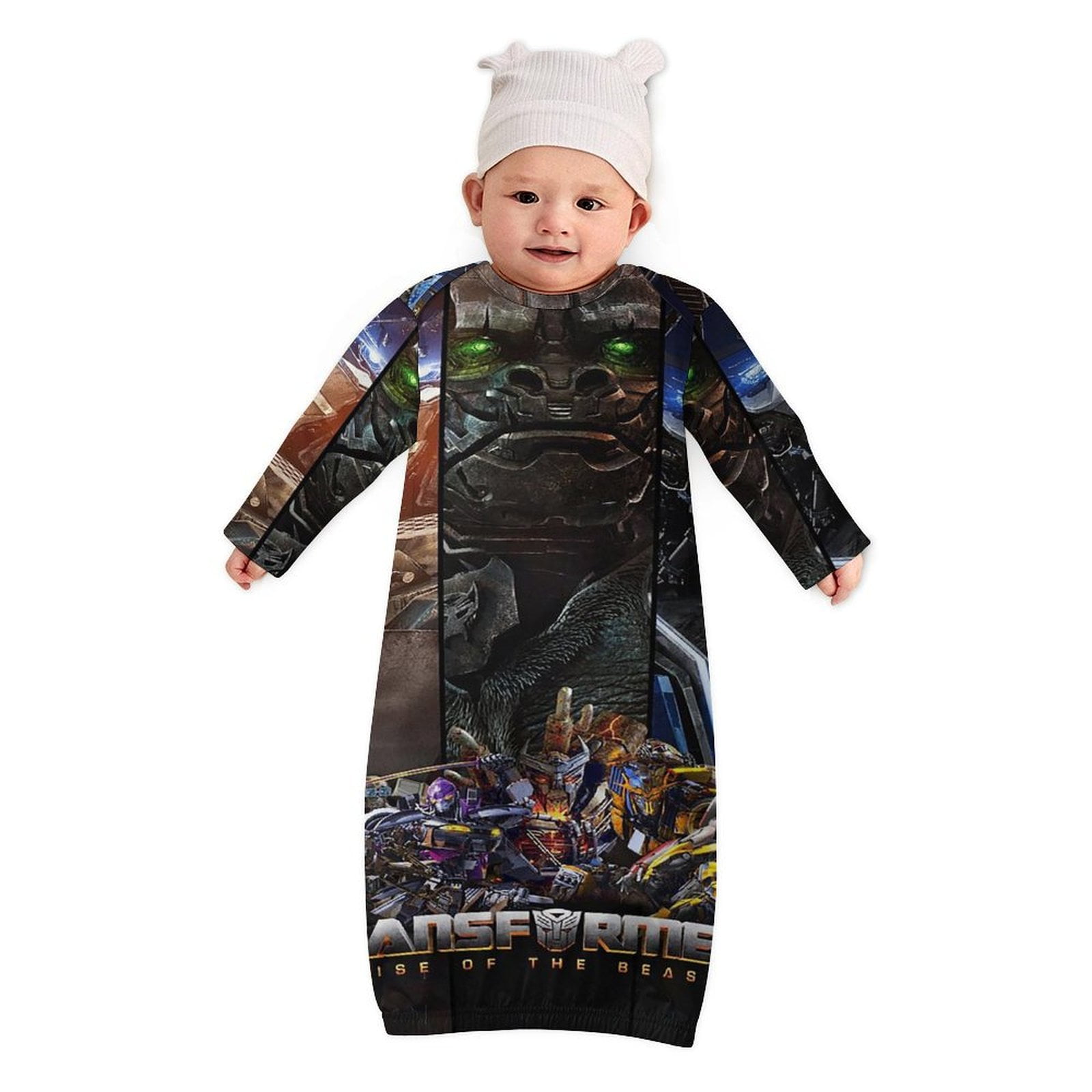 Transformers Baby Boy And Girls Sleeper Gown Newborn to Infant ...