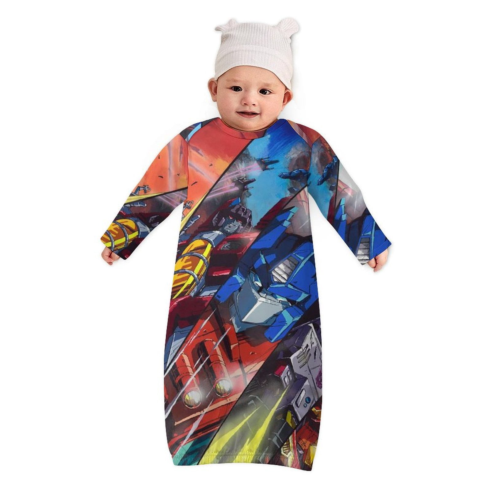 Transformers Baby Boy And Girls Sleeper Gown Newborn to Infant ...