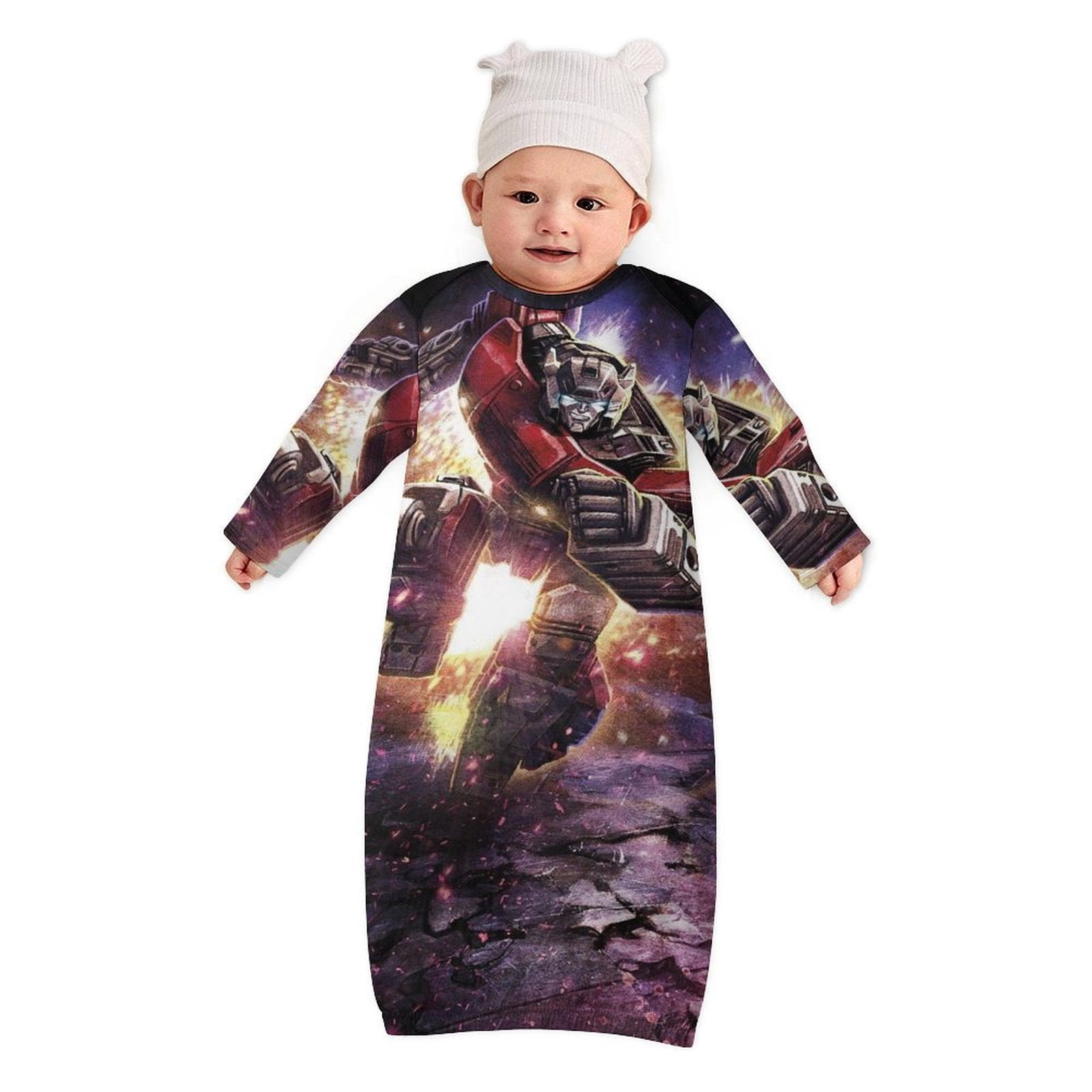 Transformers Baby Boy And Girls Sleeper Gown Newborn to Infant ...