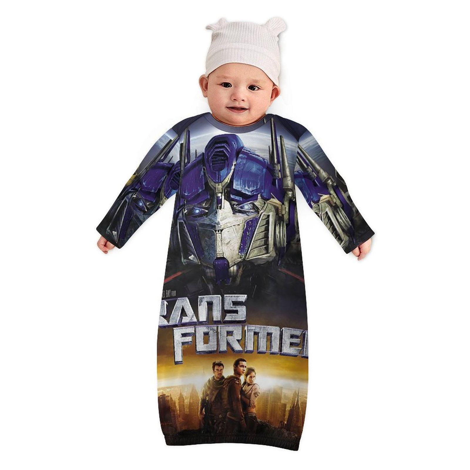 Transformers Baby Boy And Girls Sleeper Gown Newborn to Infant ...