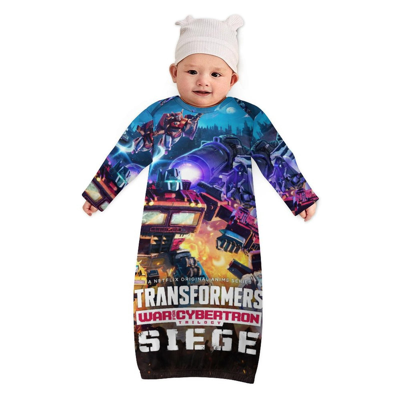 Transformers Baby Boy And Girls Sleeper Gown Newborn to Infant ...