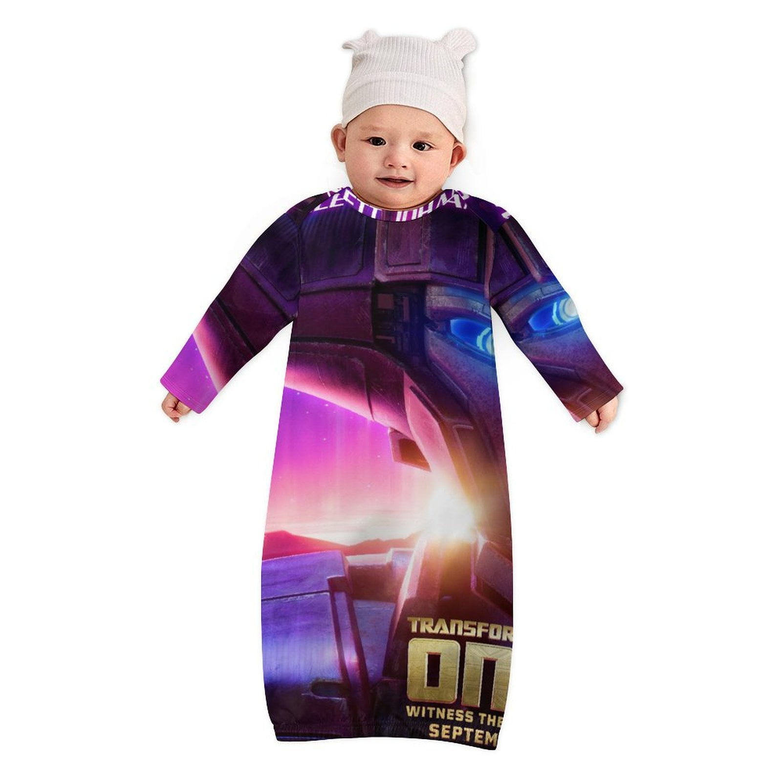 Transformers Baby Boy And Girls Sleeper Gown Newborn to Infant ...