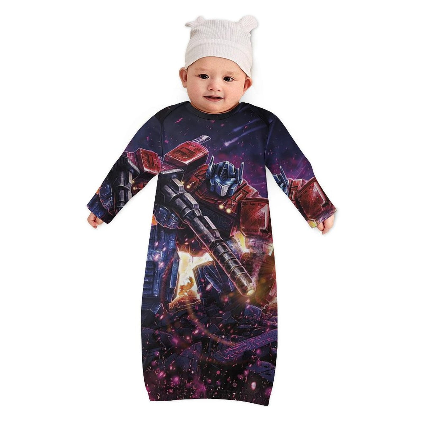 Transformers Baby Boy And Girls Sleeper Gown Newborn to Infant ...