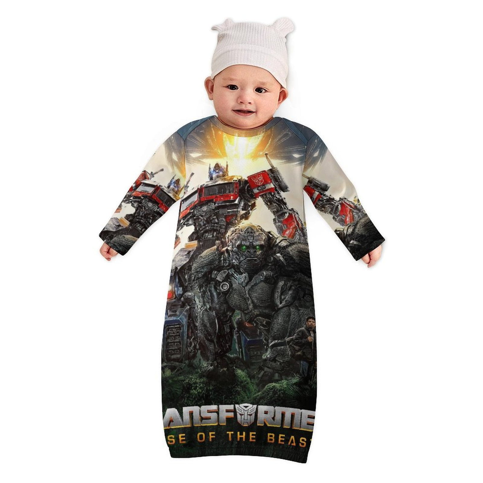 Transformers Baby Boy And Girls Sleeper Gown Newborn to Infant ...