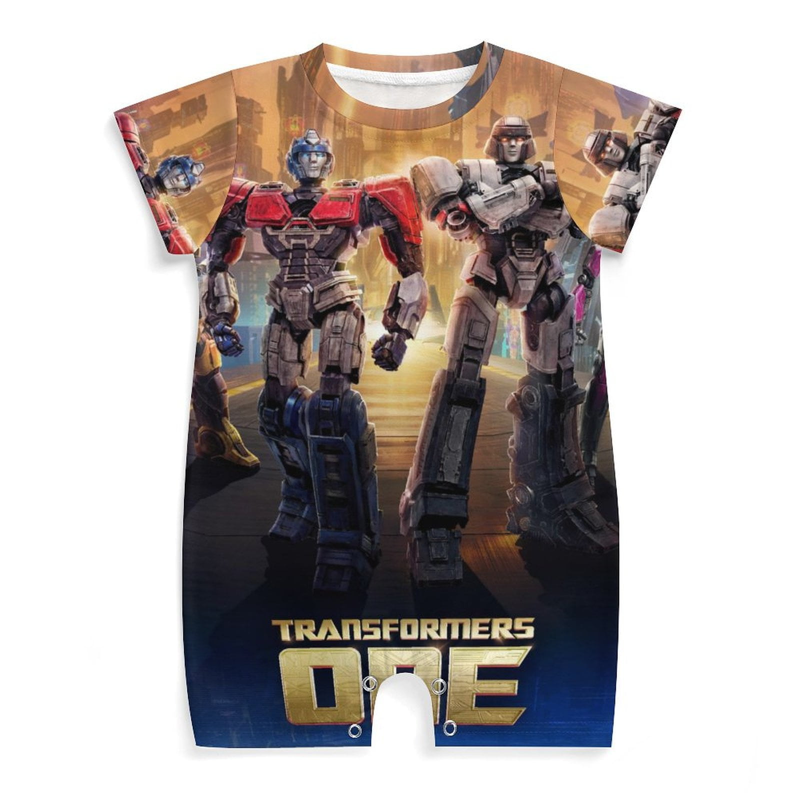 Transformers Baby Boy Girl Short Sleeve Romper Clothing Set Print ...