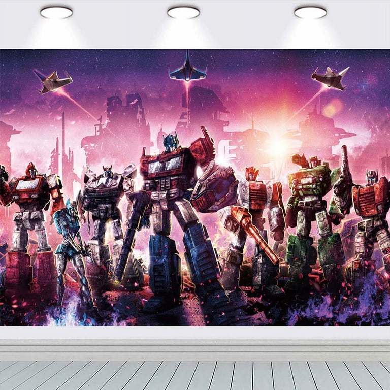 Transformers Optimus Prime Happy Birthday Posterbanner Party