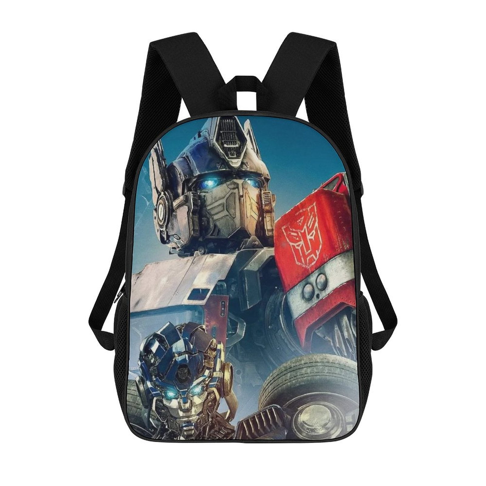 Transformers Backpack, 17 Inch Large Capacity Laptop Backpack, Unisex Adults Travel Daypack with ...