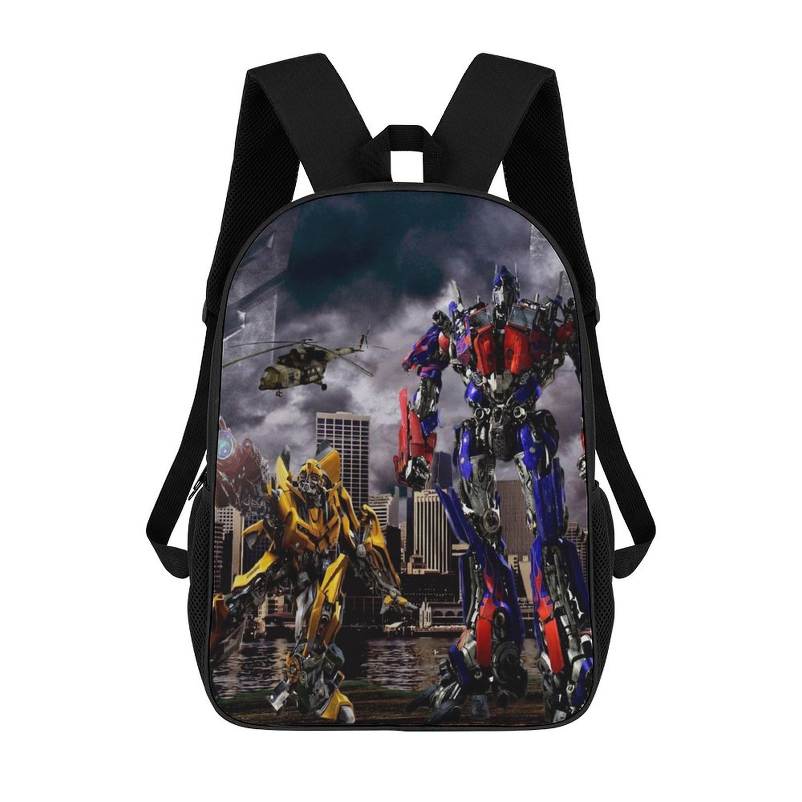 Transformers Backpack 3D Printed Bookbag Casual Daypack Shoulder Bag ...