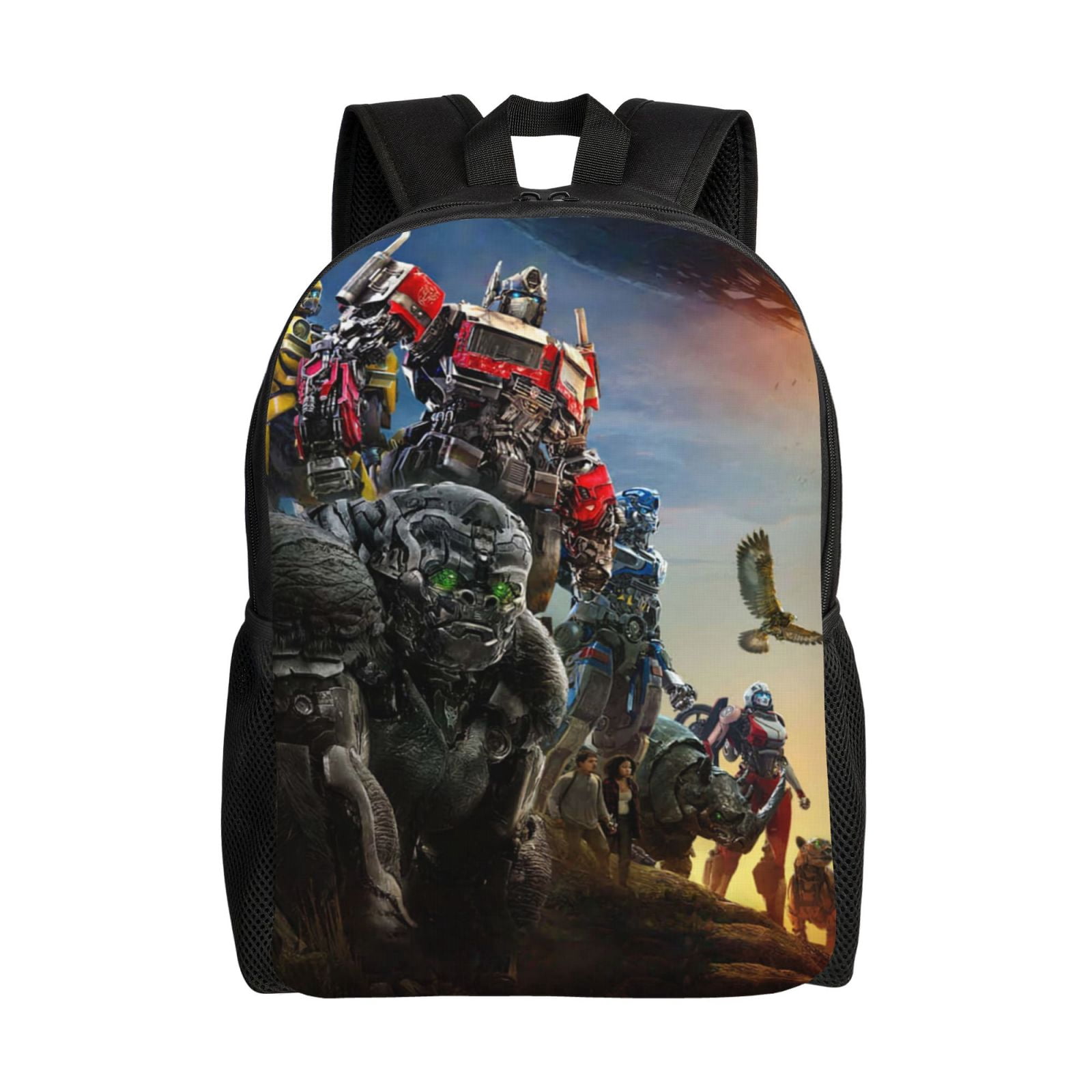 Transformers Backpack, 3D Printed Cartoon Laptop Bag Bookbag ...