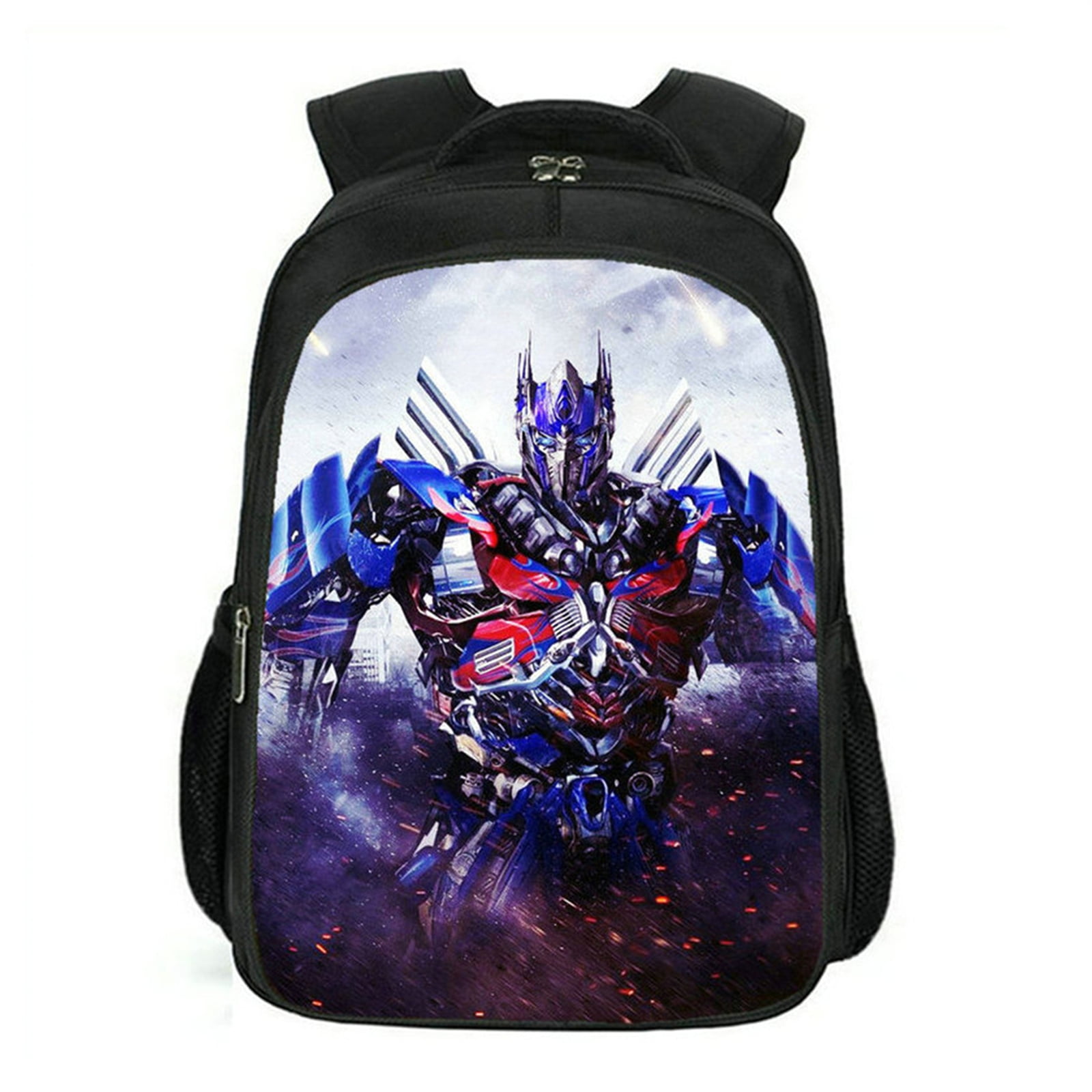 Transformers Backpack Bumblebee Optimus Prime Graphic Bookbag Casual ...