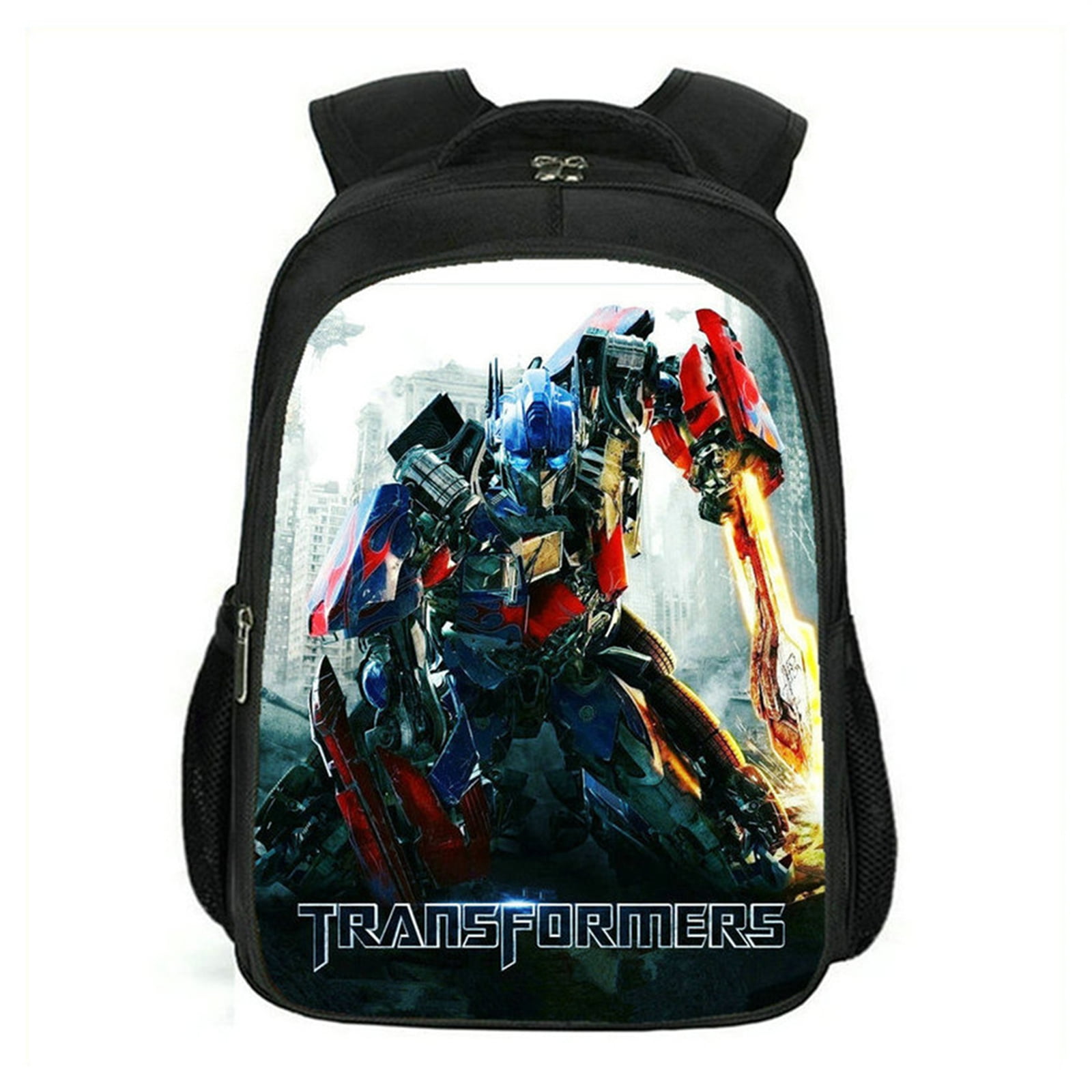 Transformers Backpack Bumblebee Optimus Prime Graphic Bookbag Casual ...