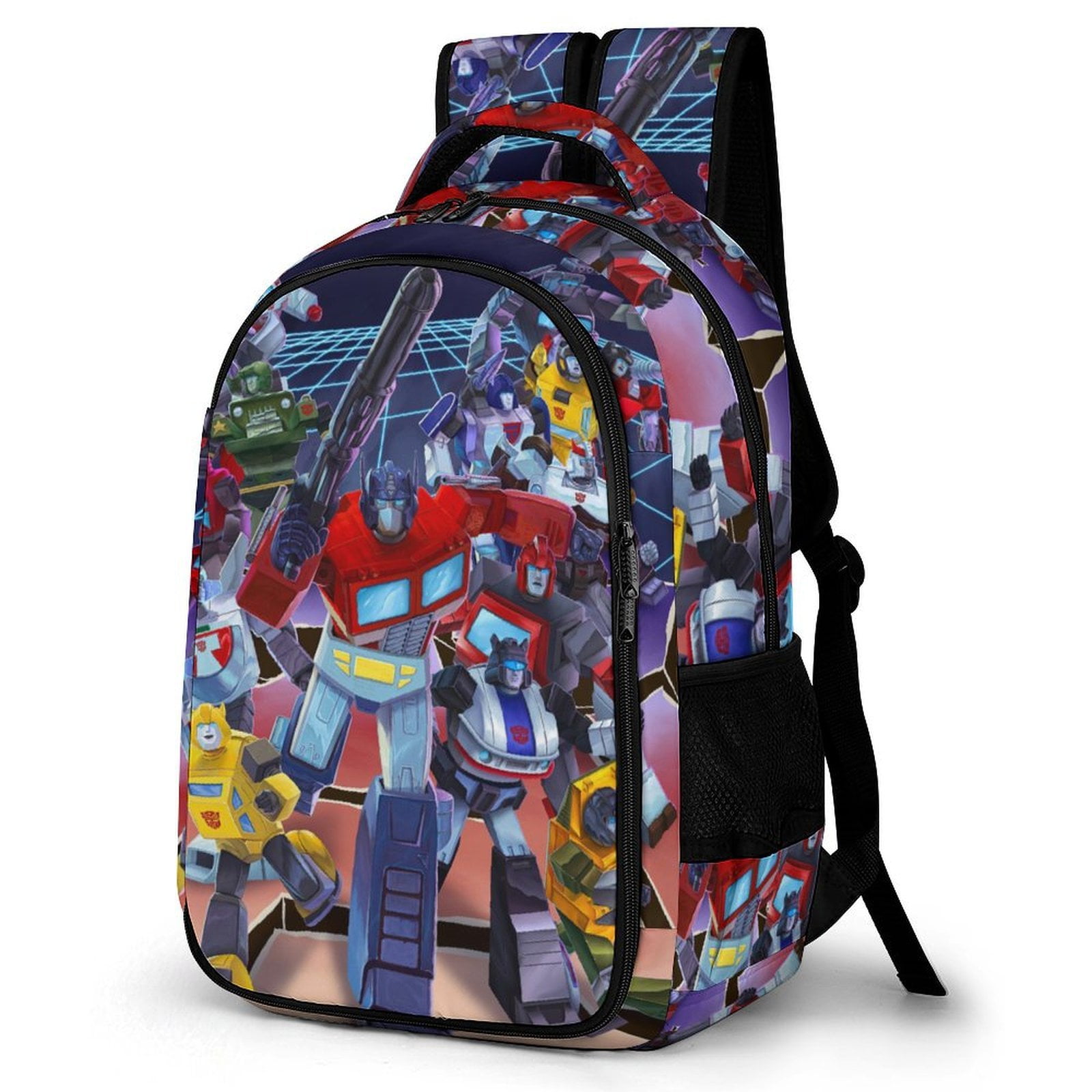 Transformers Backpack Cartoon Print for Travel Daily Use Lightweight ...