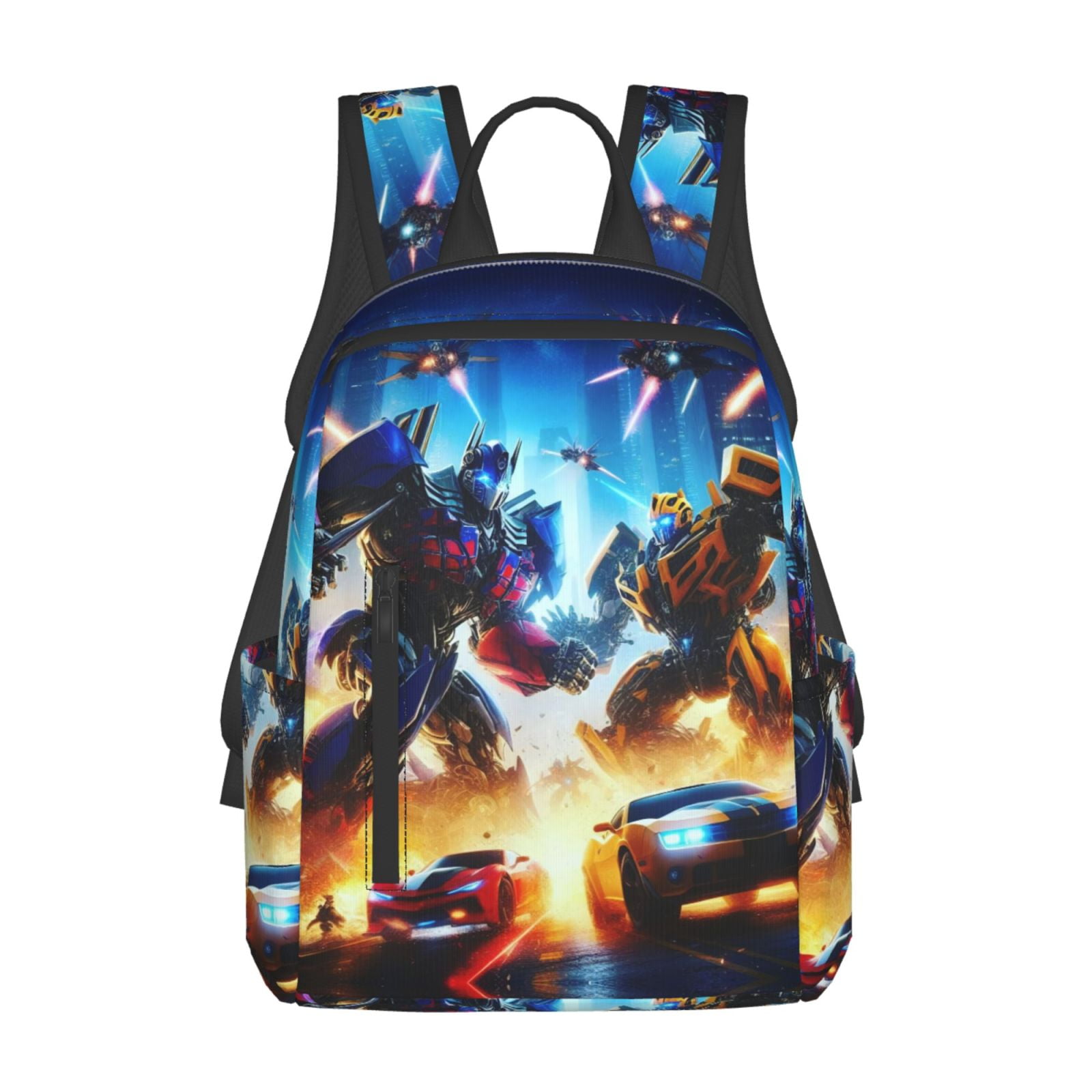 Transformers Backpack Cute Cartoon Students Laptop Bags Bookbag ...