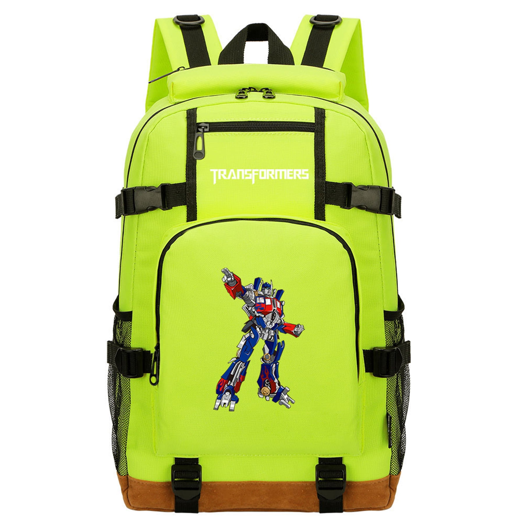 Transformers Backpack Optimus Prime Graphic Bookbag Waterproof Travel ...