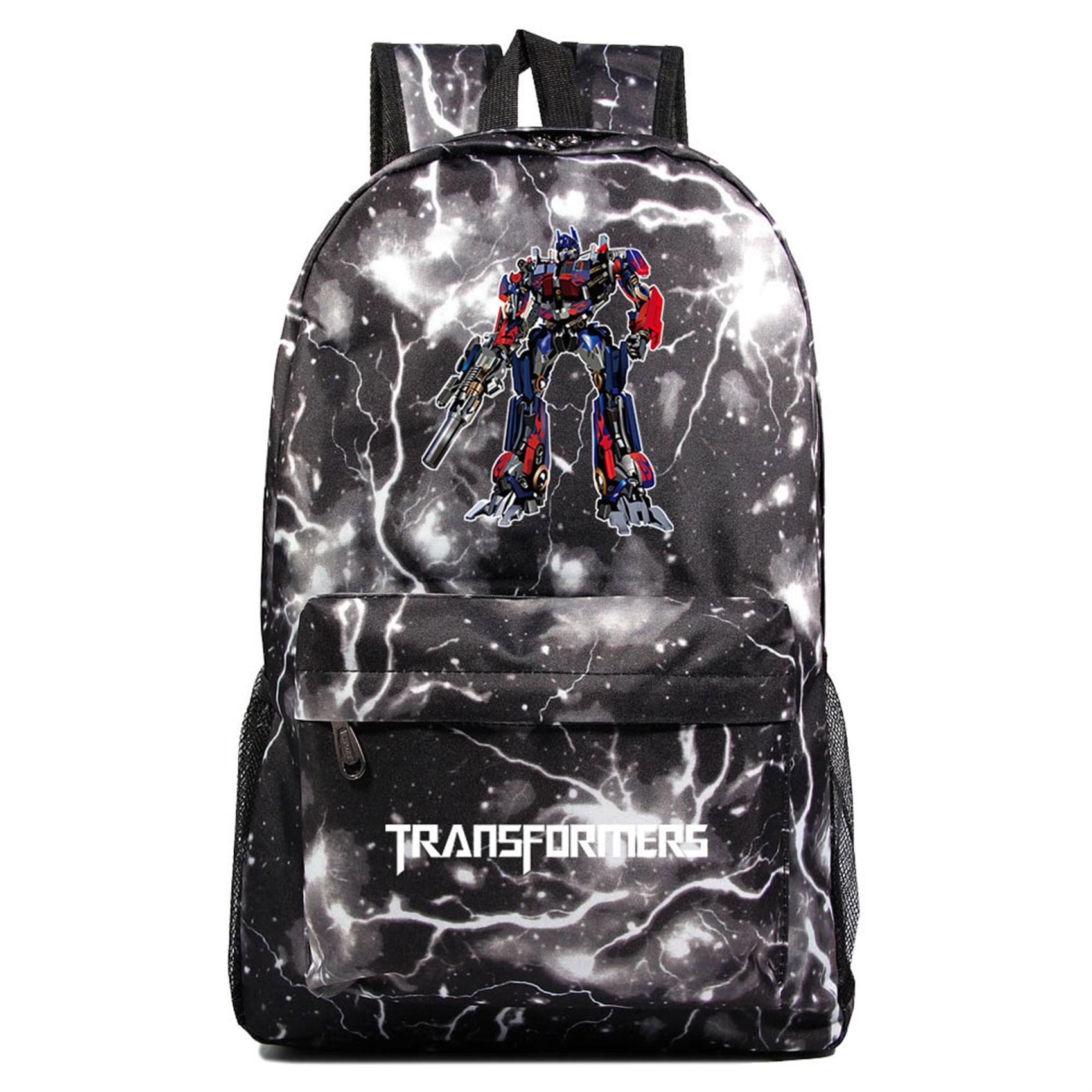 Transformers Backpack Student Back to School Bag Optimus Prime Bookbag ...
