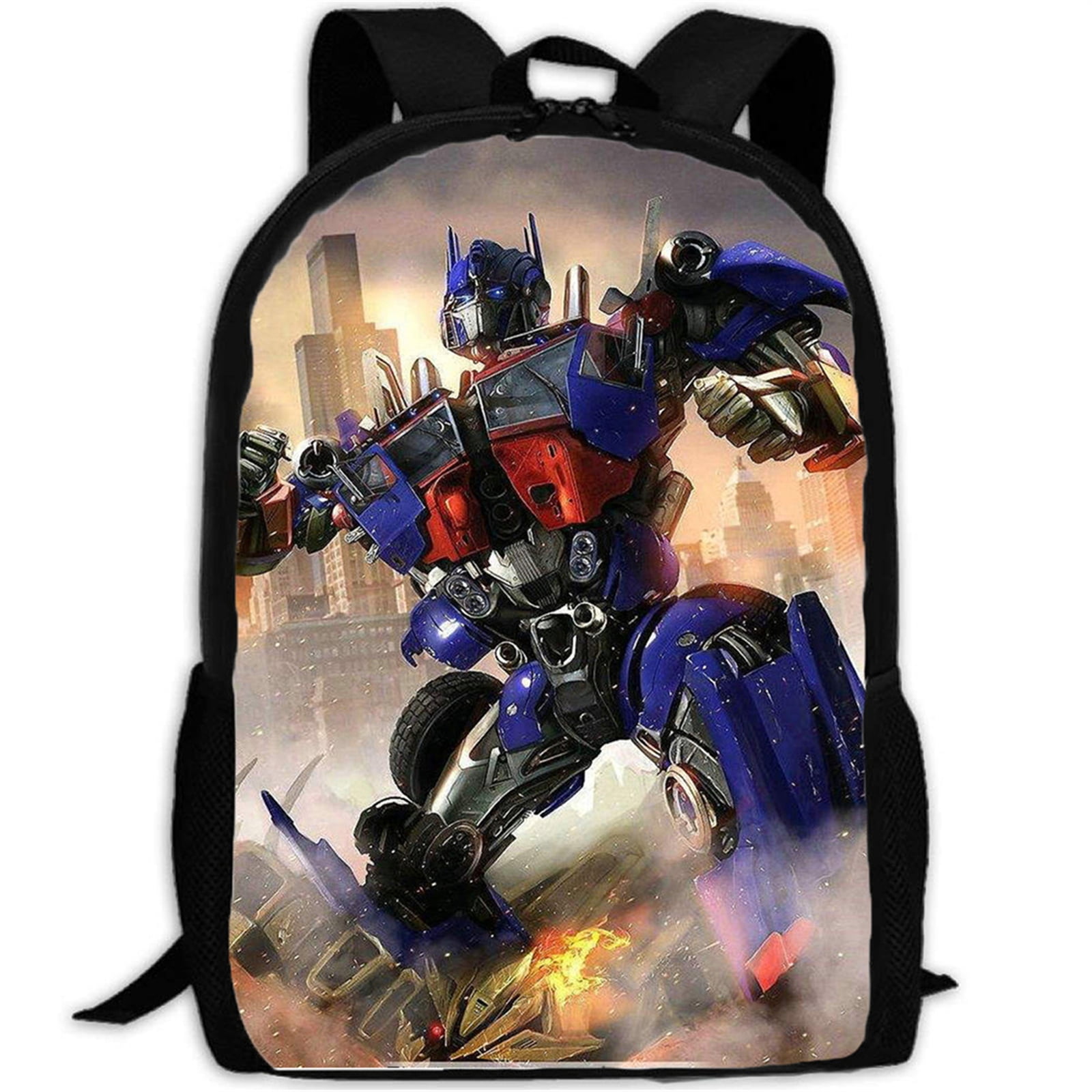 Transformers Backpack Student Back to School Bookbag Bumblebee Optimus ...