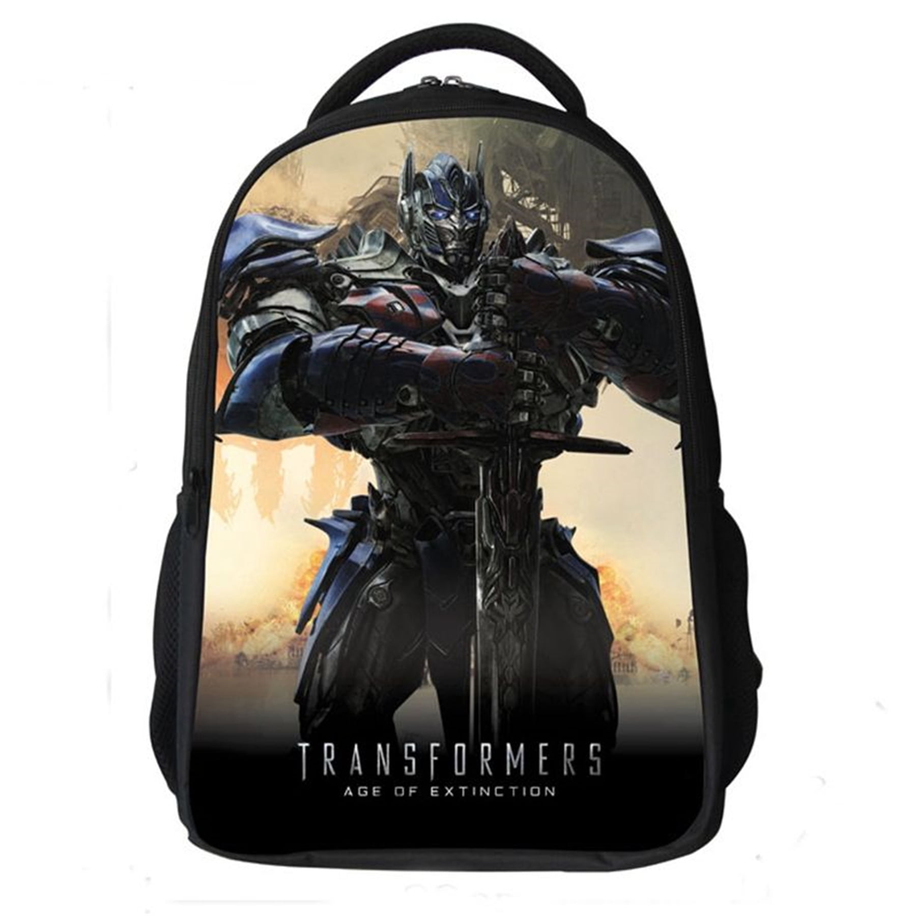 Transformers Backpack Student Back to School Bookbag Bumblebee Optimus ...