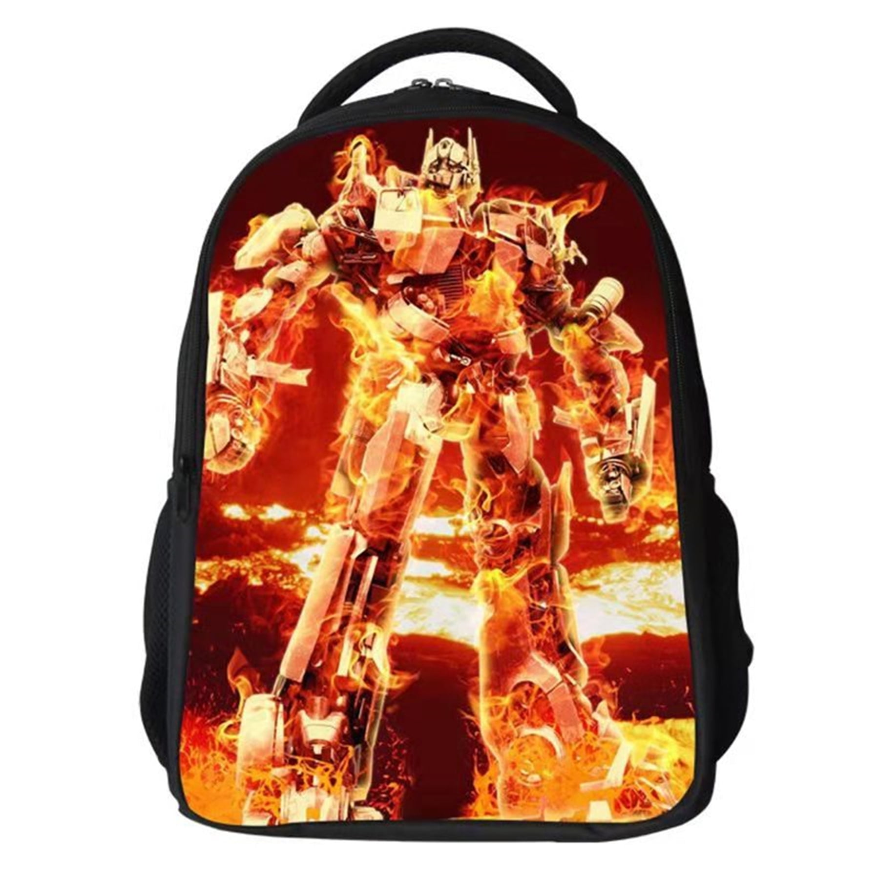 Transformers Backpack Student Back to School Bookbag Bumblebee Optimus ...