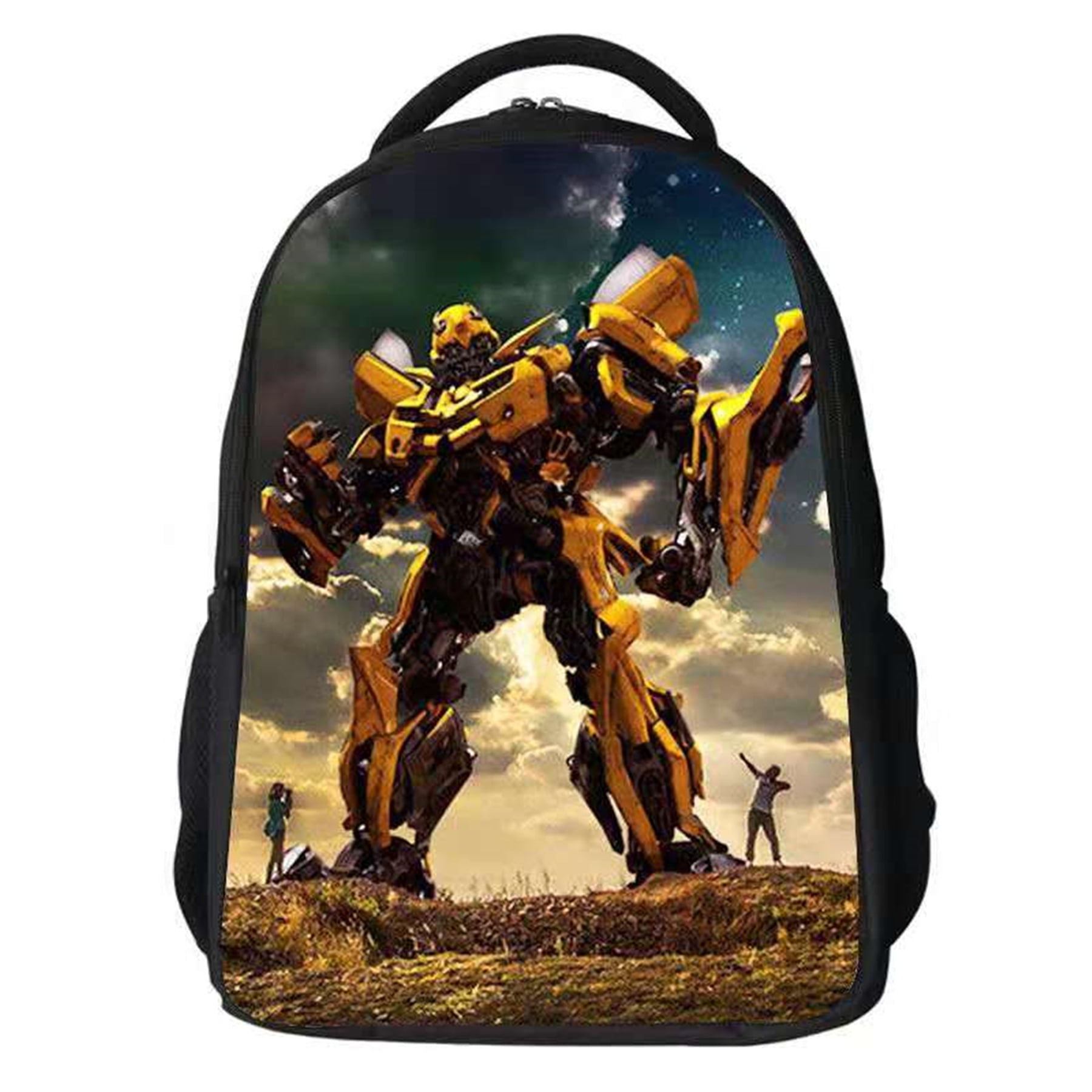 Transformers Backpack Student Back to School Bookbag Bumblebee Optimus ...