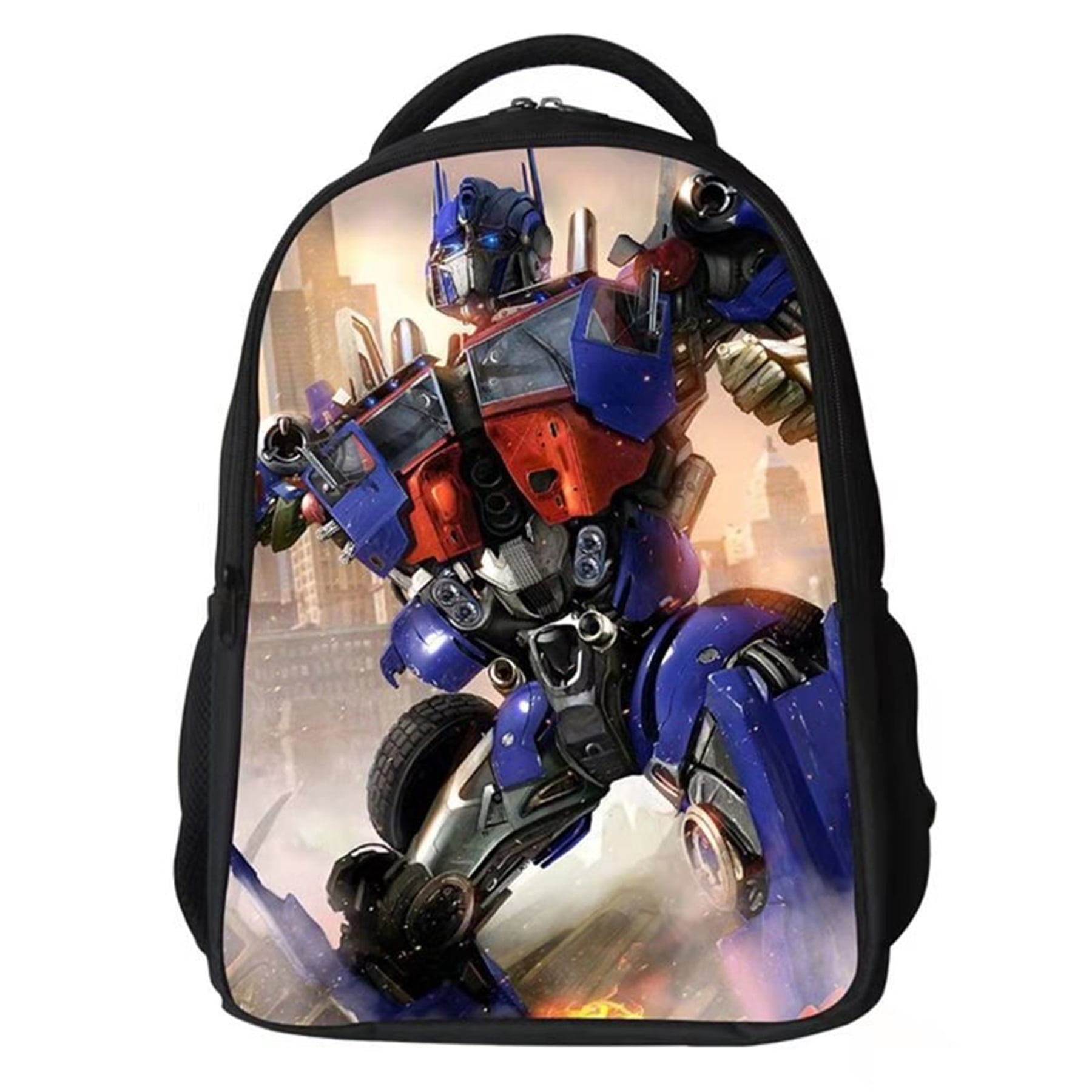 Transformers Backpack Student Back to School Bookbag Bumblebee Optimus ...