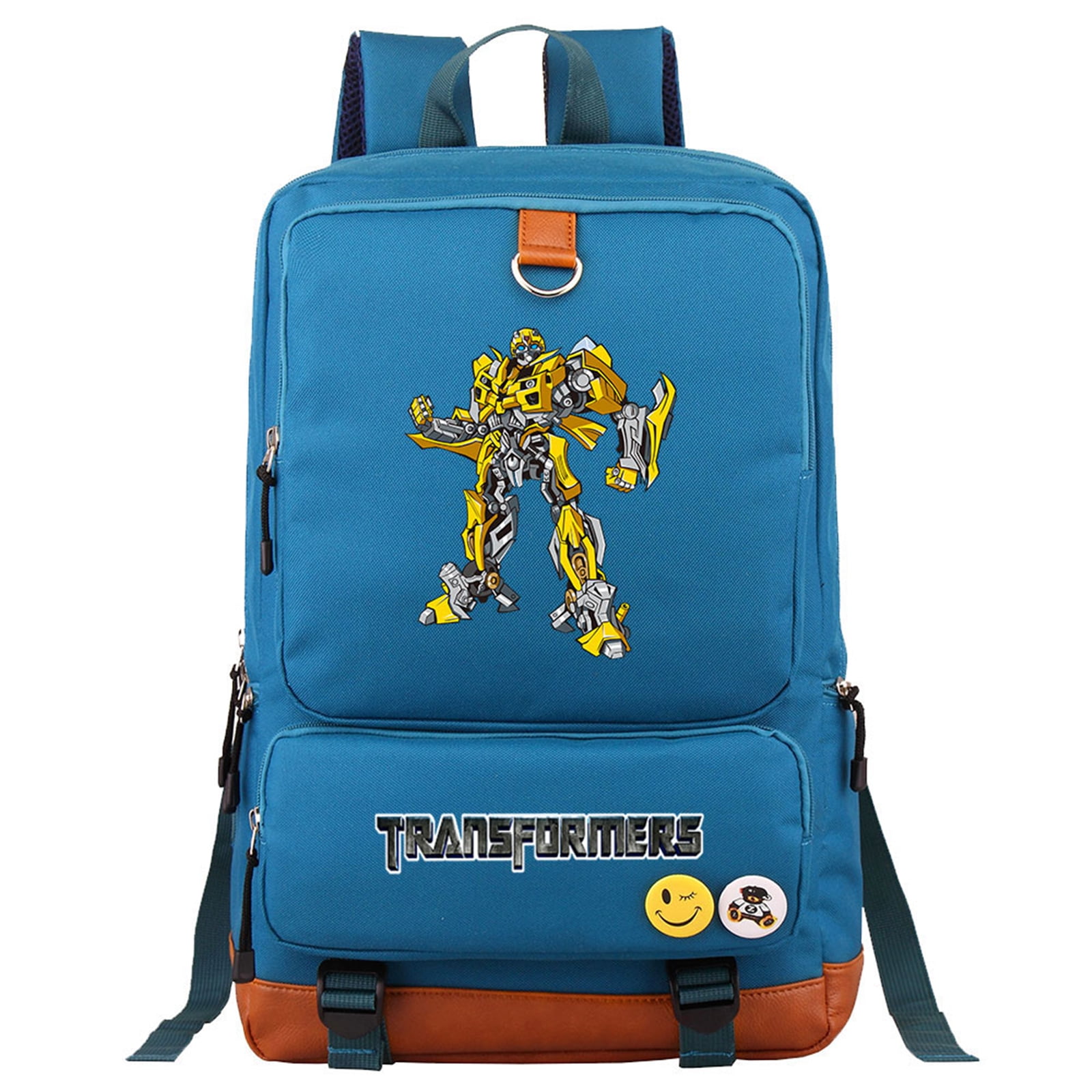 Transformers Backpack Student Back to School Large Bookbag Bumblebee ...