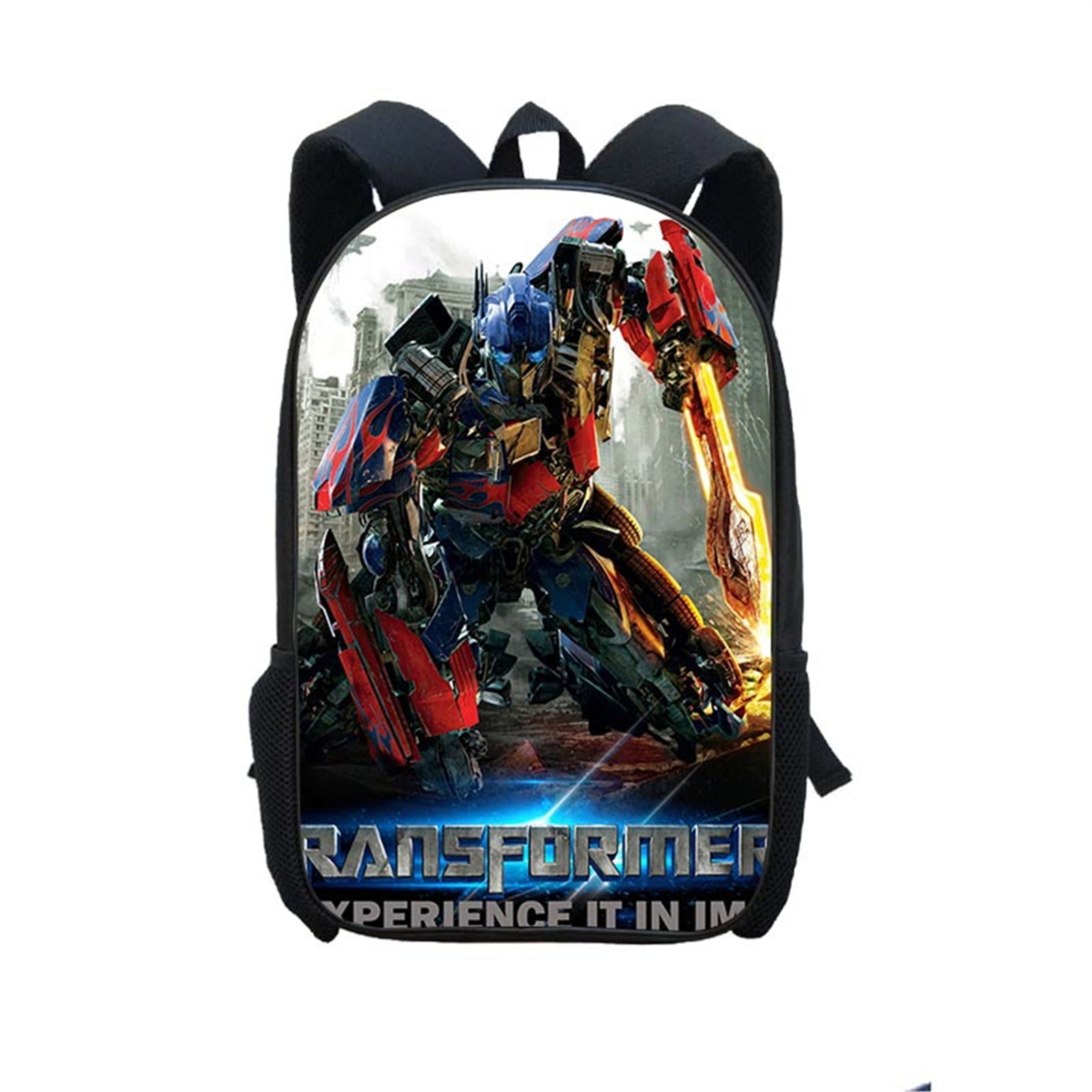 Transformers Backpack Student Back to School Lightweight Bookbag ...