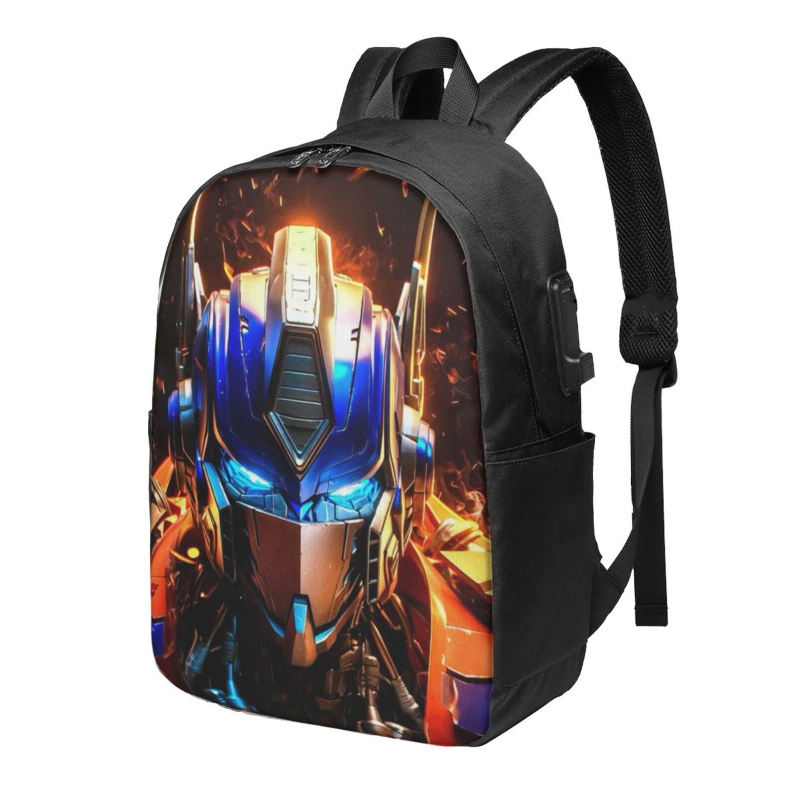 Transformers Backpack With Usb Port Laptop Backpack Travel Hiking Bag ...