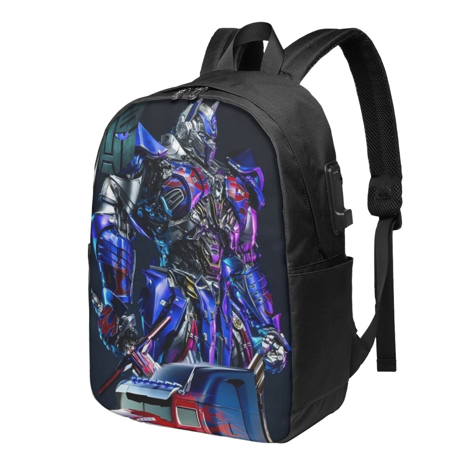 Transformers Backpack With Usb Port Laptop Backpack Travel Hiking Bag ...