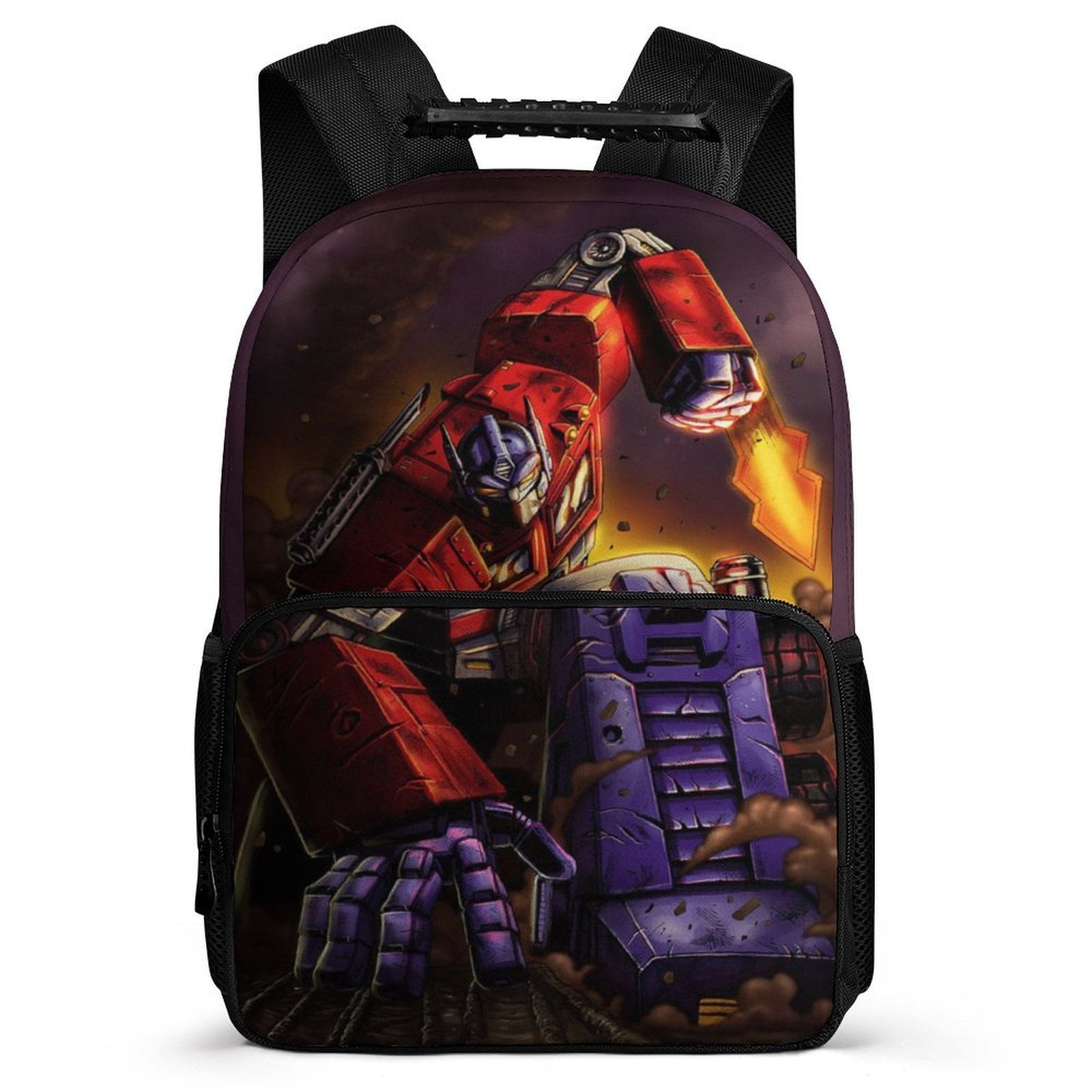 Transformers Backpack with Pocket for Travel Daily Use Cartoon ...