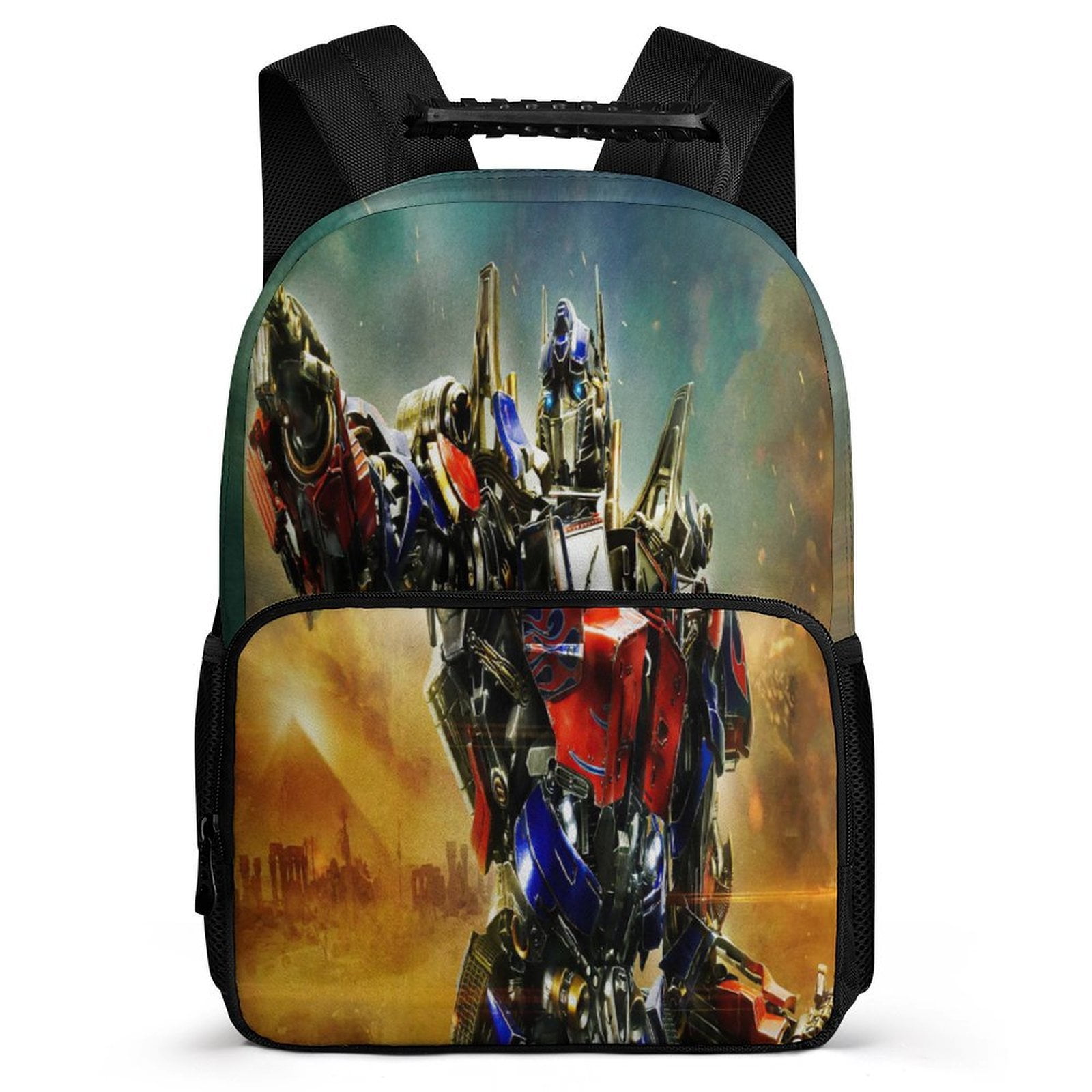 Transformers Backpack with Pocket for Travel Daily Use Cartoon Lightweight Bookbag Hiking ...