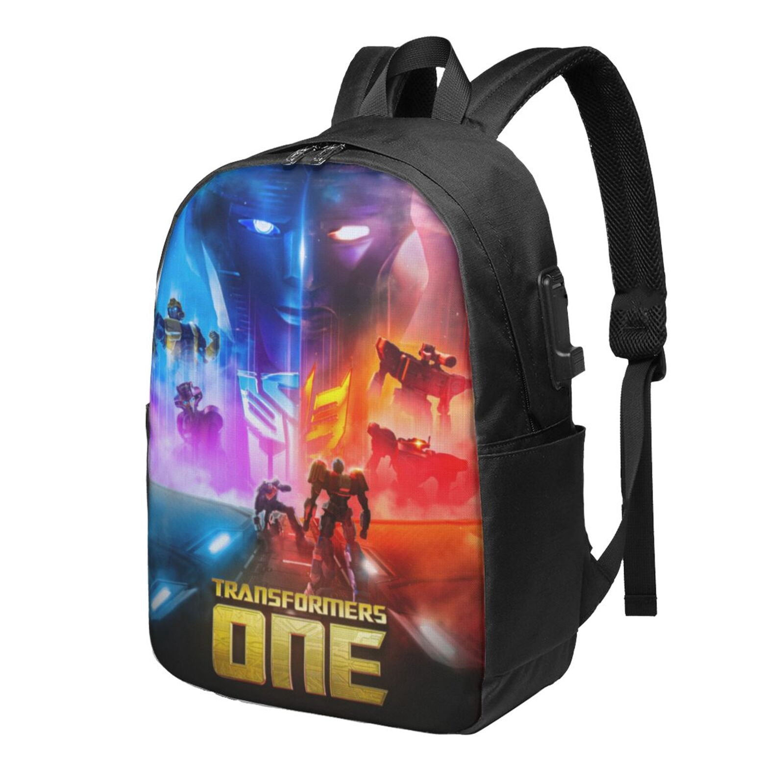 Transformers Backpack with USB Charging Port, Travel Laptop Backpack ...