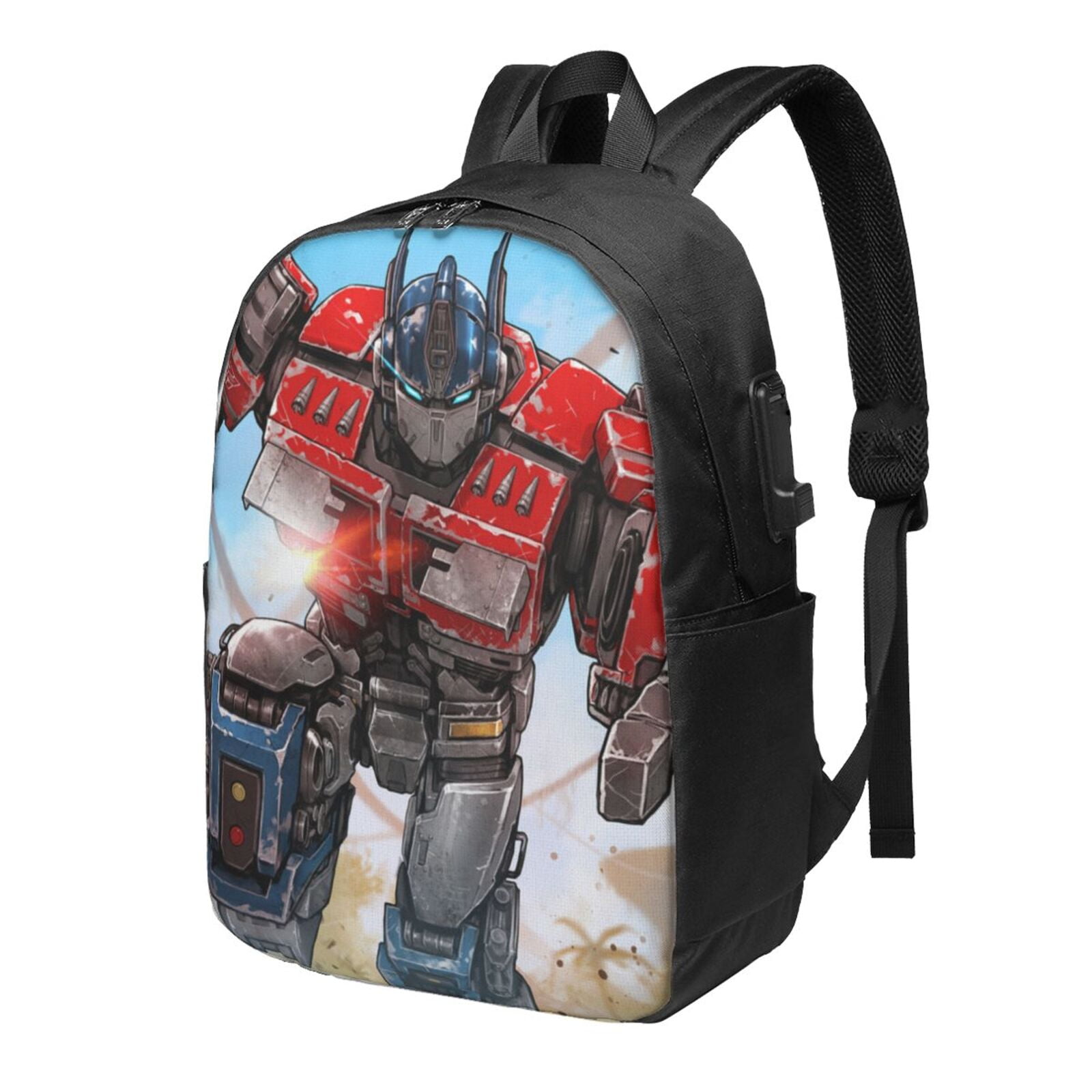 Transformers Backpack with USB Charging Port, Travel Laptop Backpack, Water Resistant Computer ...