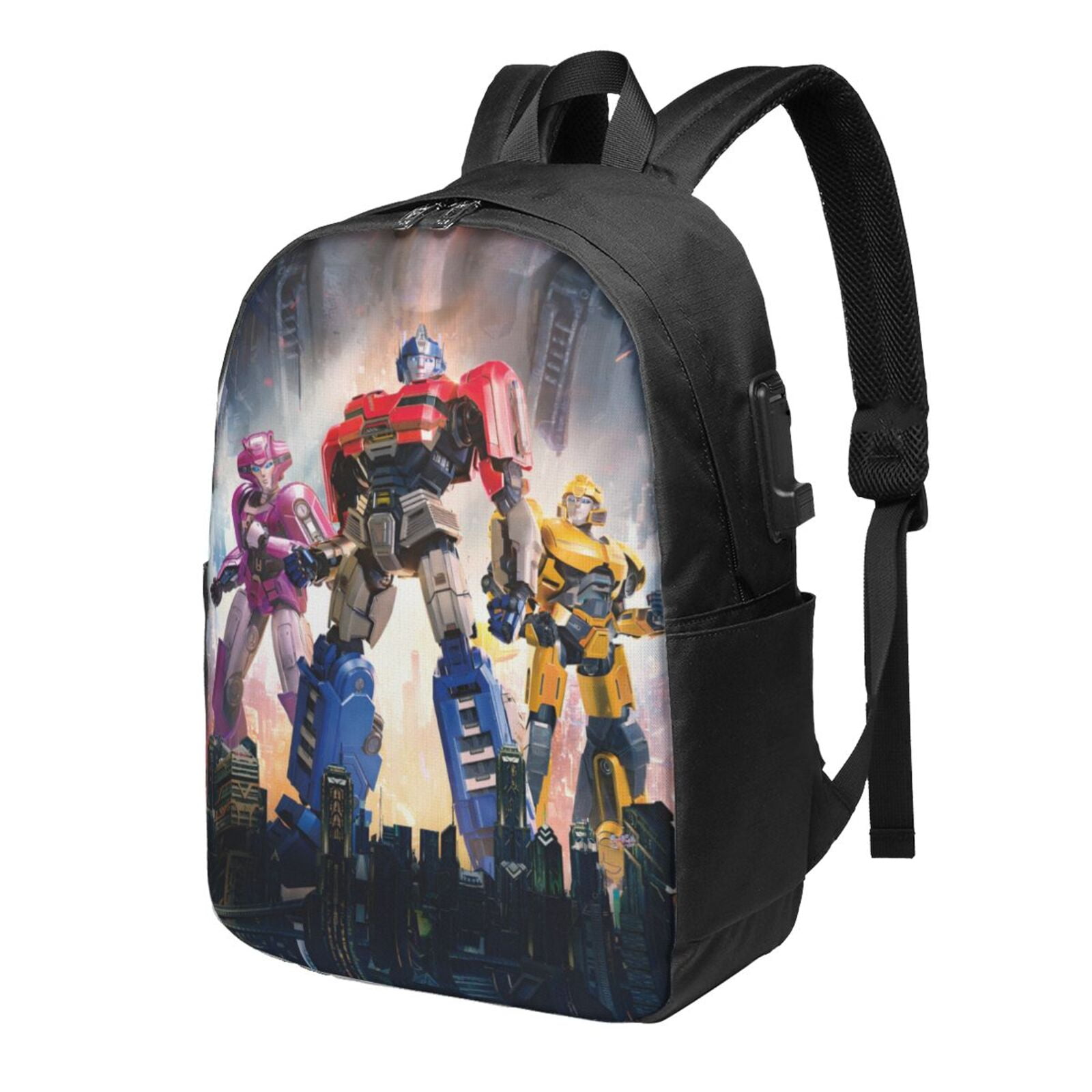 Transformers Backpack with USB Charging Port, Travel Laptop Backpack ...
