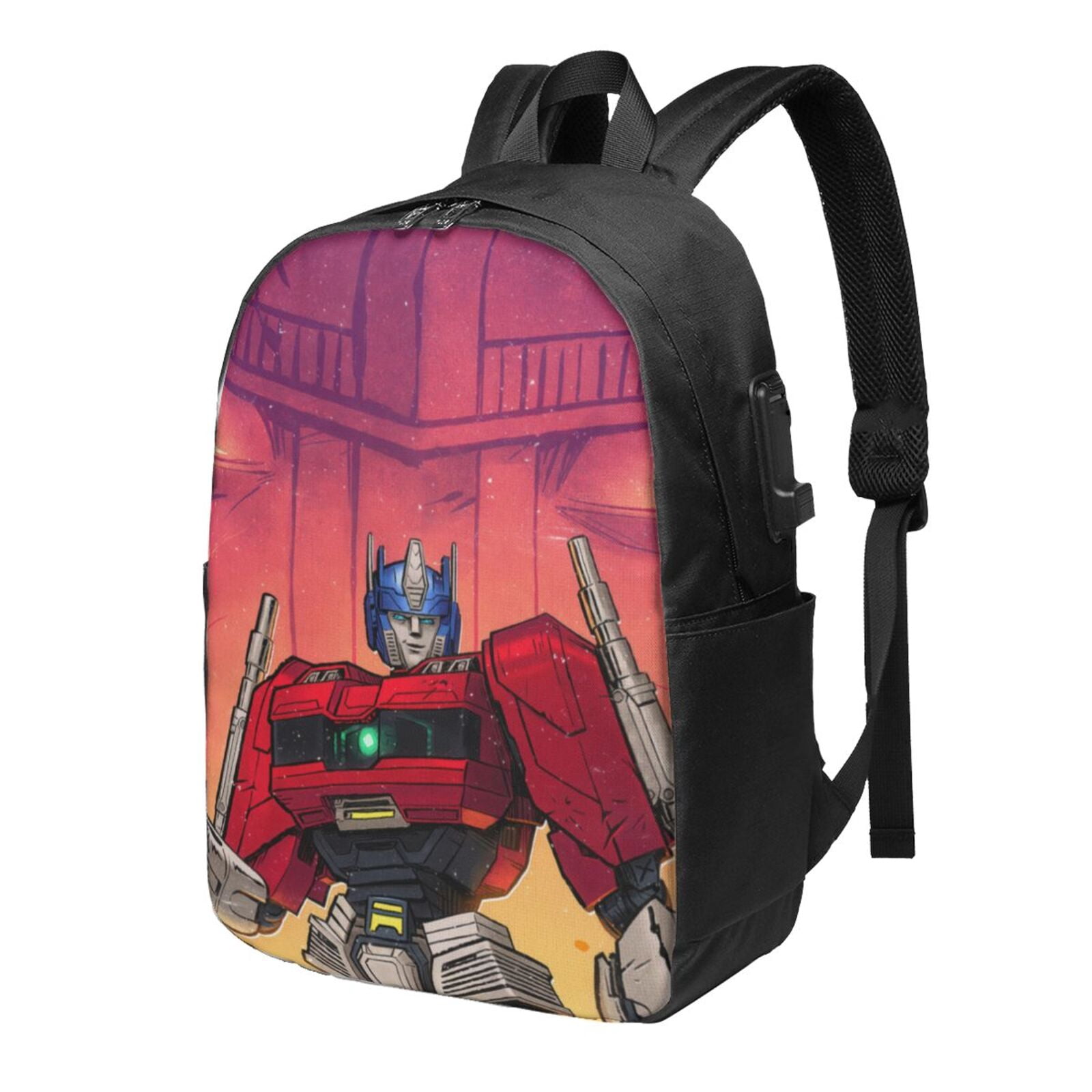 Transformers Backpack with USB Charging Port, Travel Laptop Backpack ...