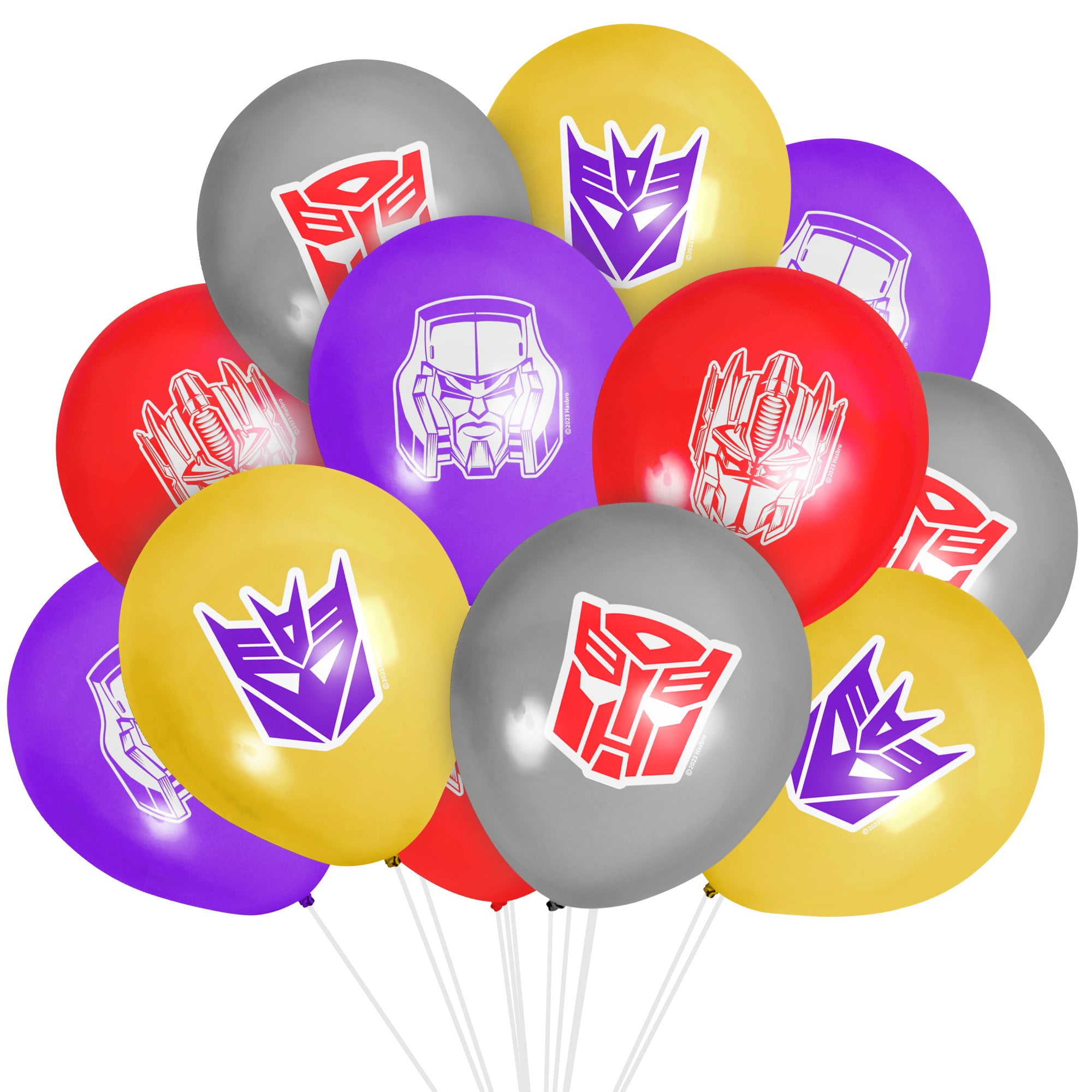 Transformers Balloon Bouquet 24 Pack - Transformers Party Supplies ...